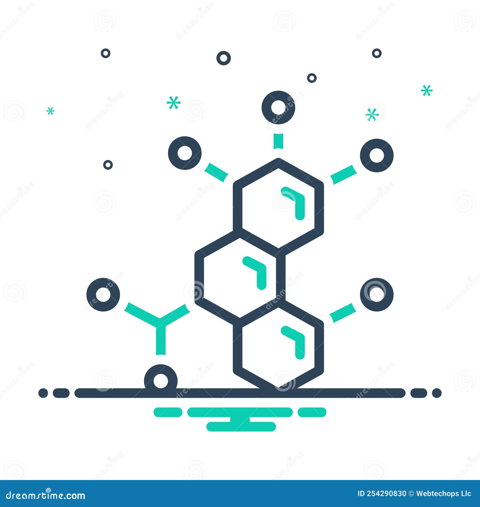 Mix Icon for Enzyme, Chemistry and Formula Stock Vector - Illustration ...