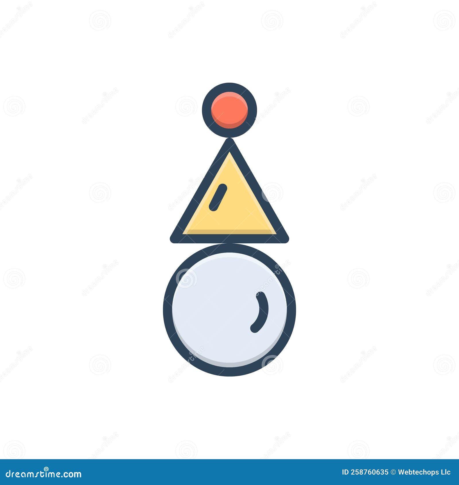 Color Illustration Icon for Equilibrium, Balance and Stasis Stock ...