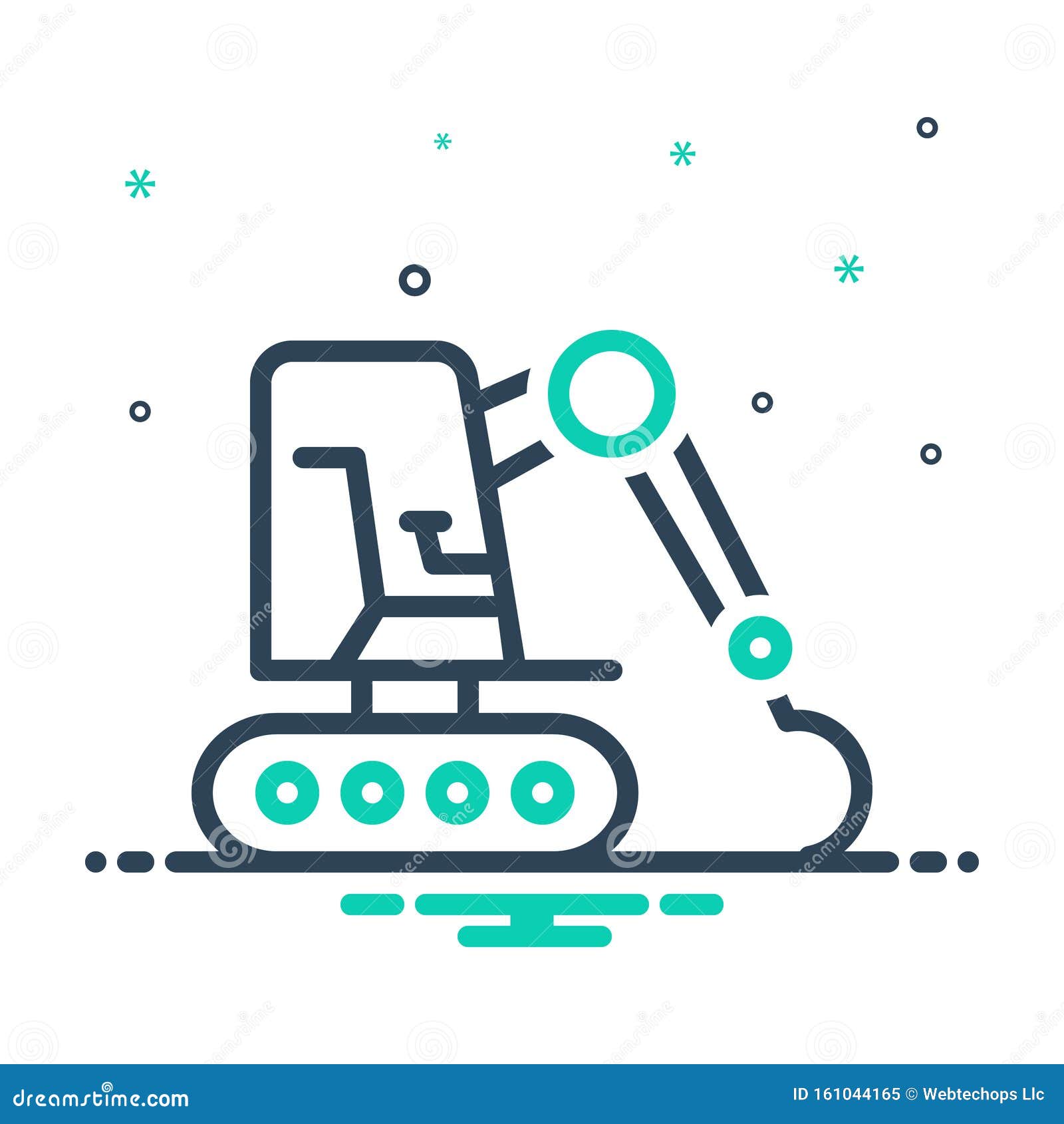 Mini Digger Stock Illustrations – 414 Mini Digger Stock Illustrations ...