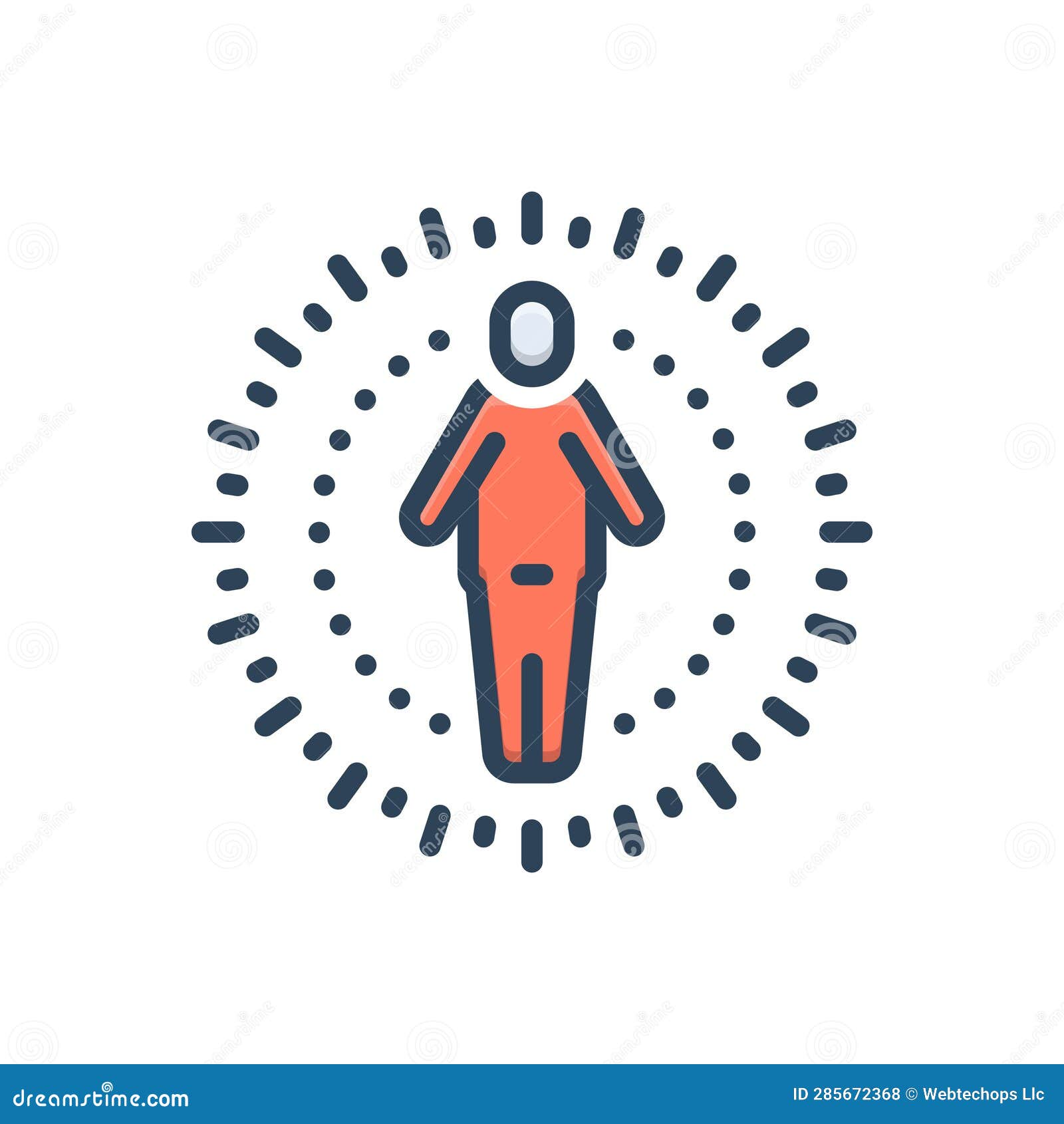 Color Illustration Icon for Exist, Existence and Reality Stock Vector ...