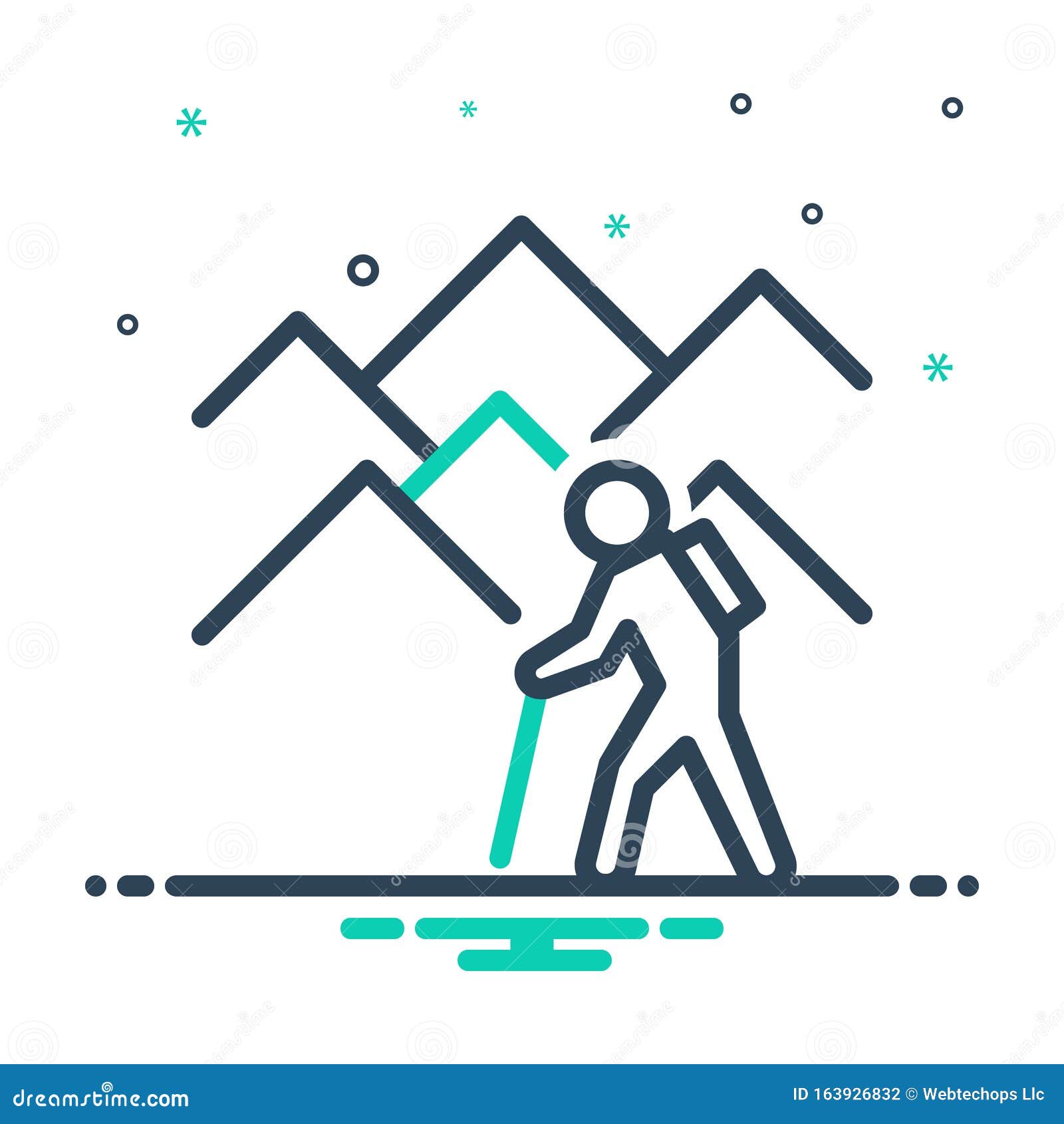 Mix Icon for Explore, Unearth and Find Stock Vector - Illustration of ...