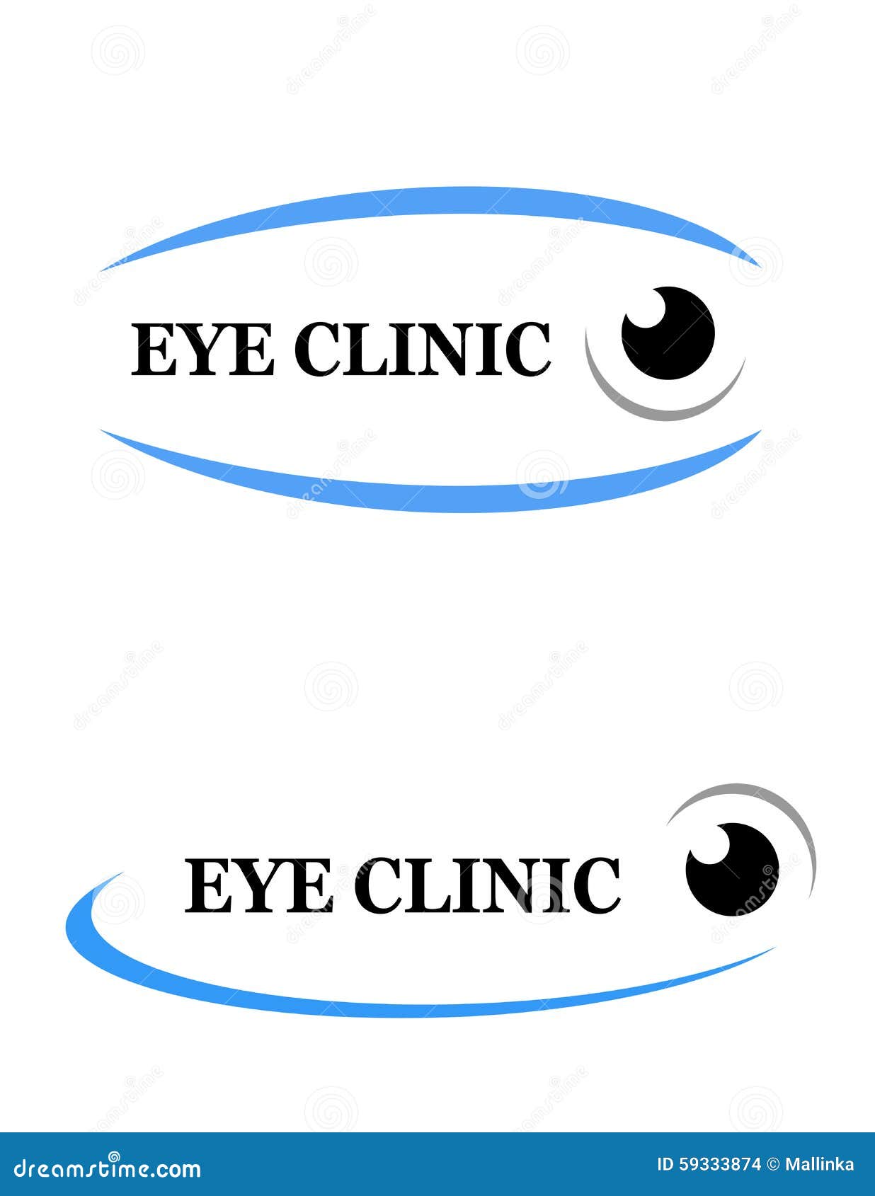 Icon of eye clinic stock vector. Illustration of health - 59333874