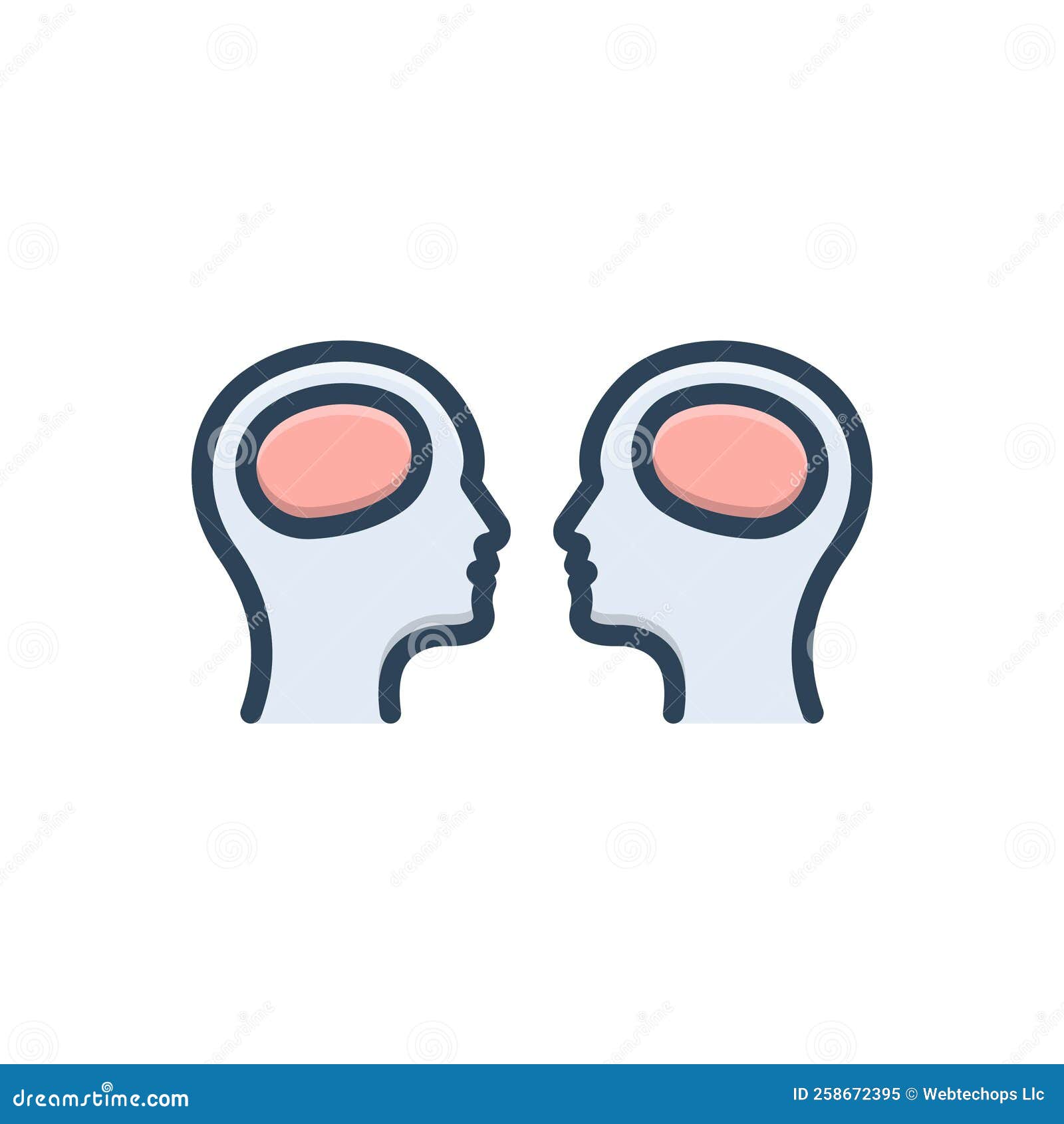 Color Illustration Icon for Facing, Confrontation and Revetment Stock ...