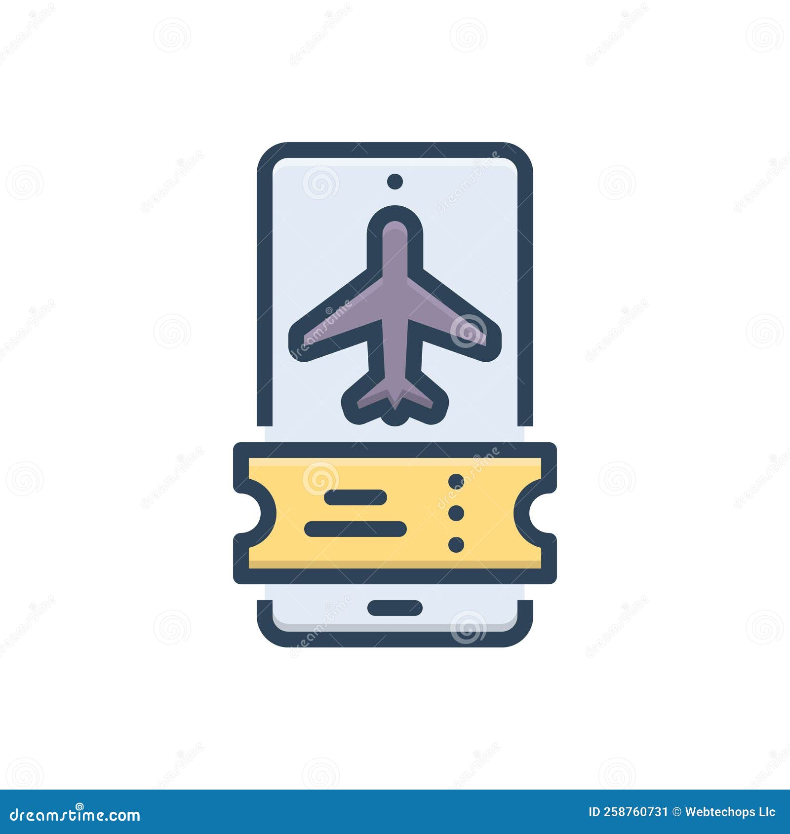 Color Illustration Icon for Fare, Price and Ticket Stock Vector ...