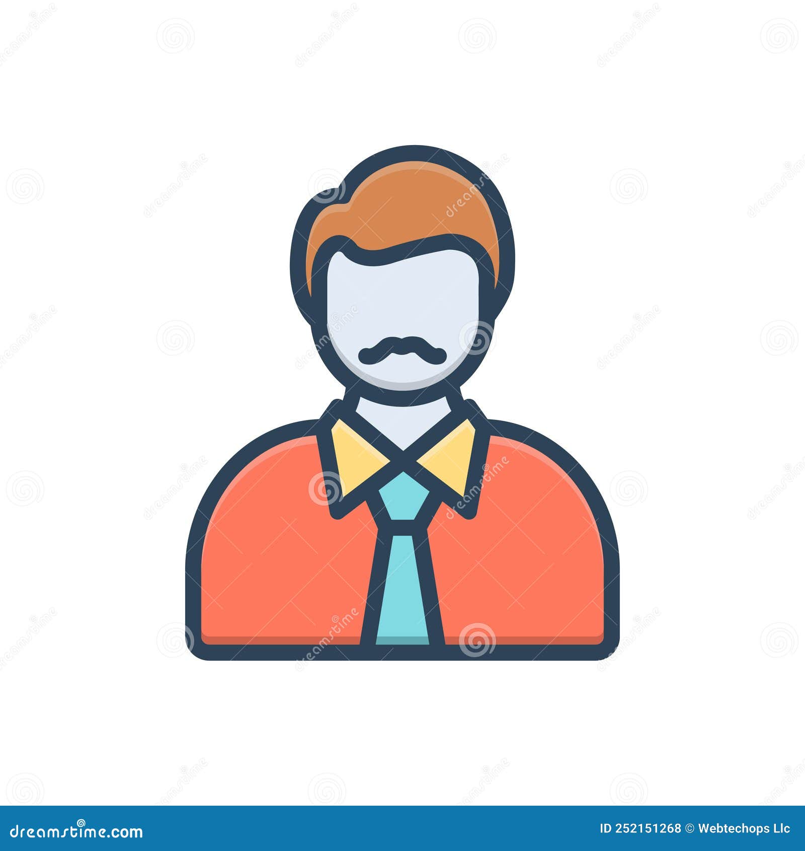 Color Illustration Icon for Fathers, Dad and Daddy Stock Vector ...