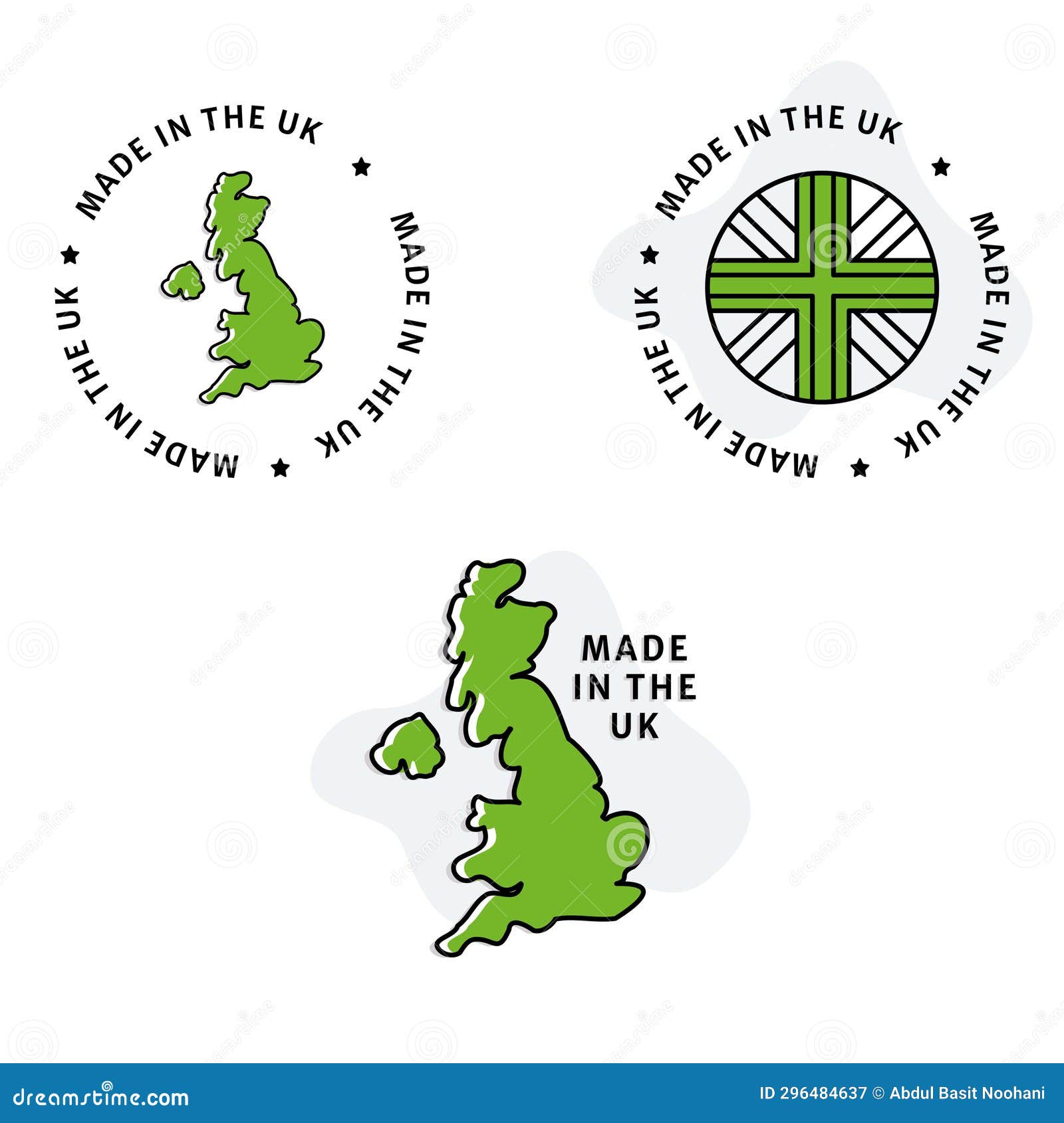 An Icon Featuring a Circular Made in the UK Badge, Emphasizing British ...