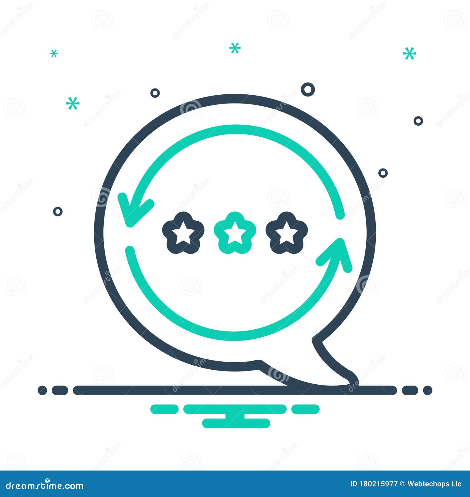 Mix Icon for Feedback, Review and Response Stock Illustration ...