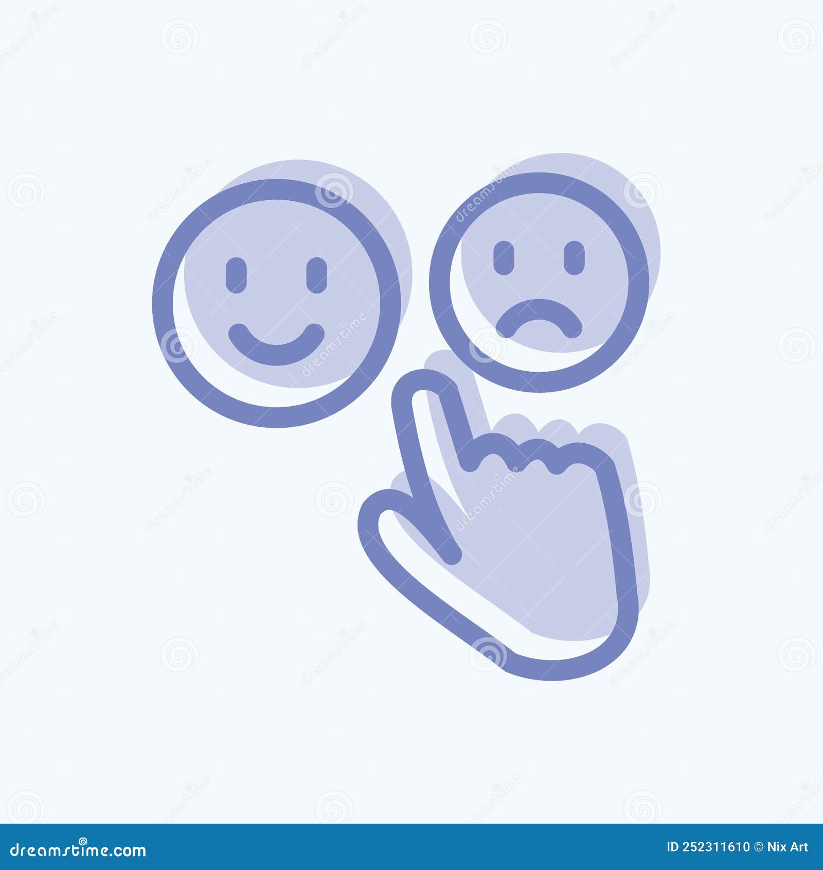 Icon Feedback 1. Suitable for Feedback Symbol. Two Tone Style. Simple ...