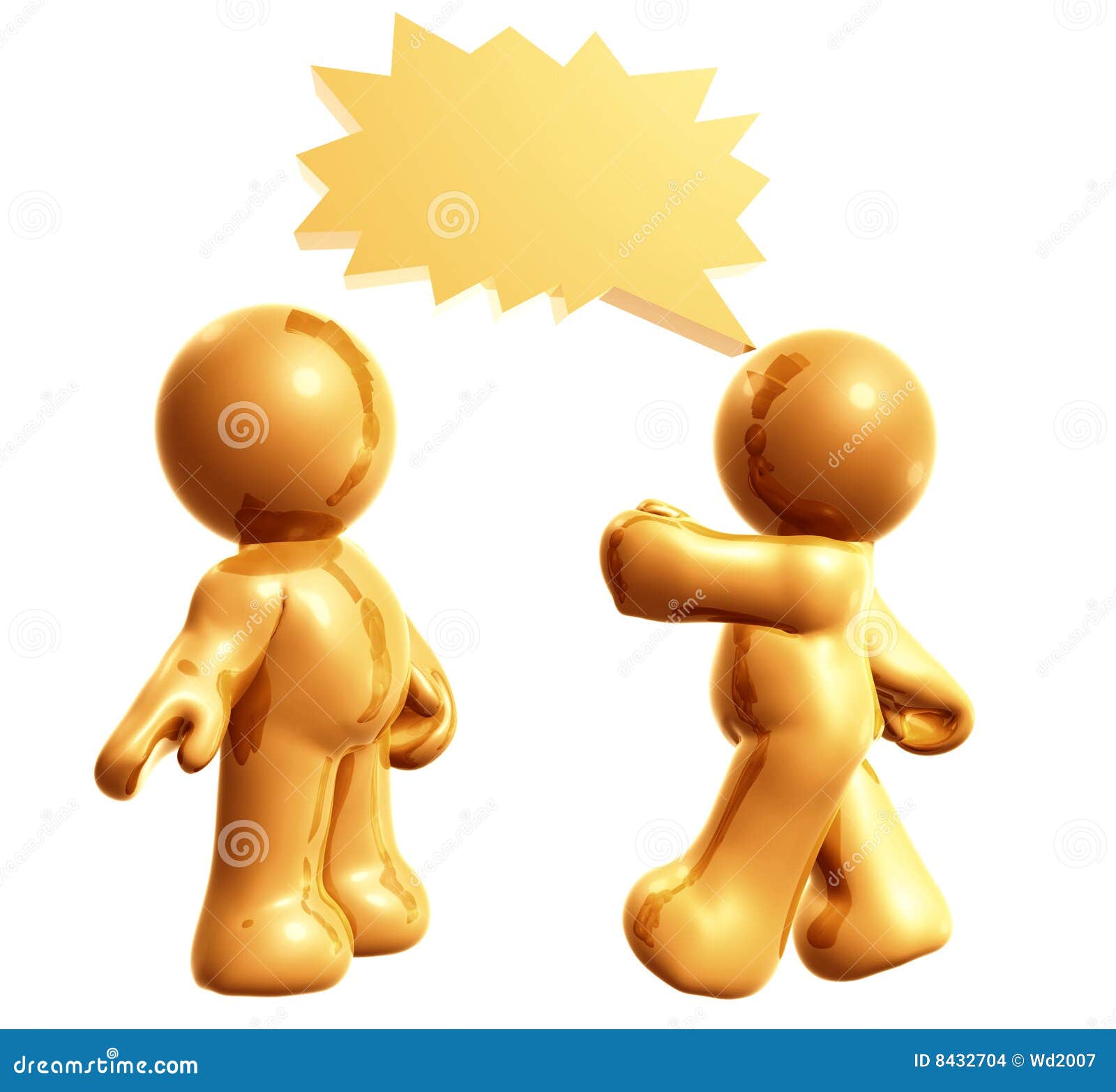 Icon Figures Enjoy Chatting with Comic Balloons Stock Illustration ...