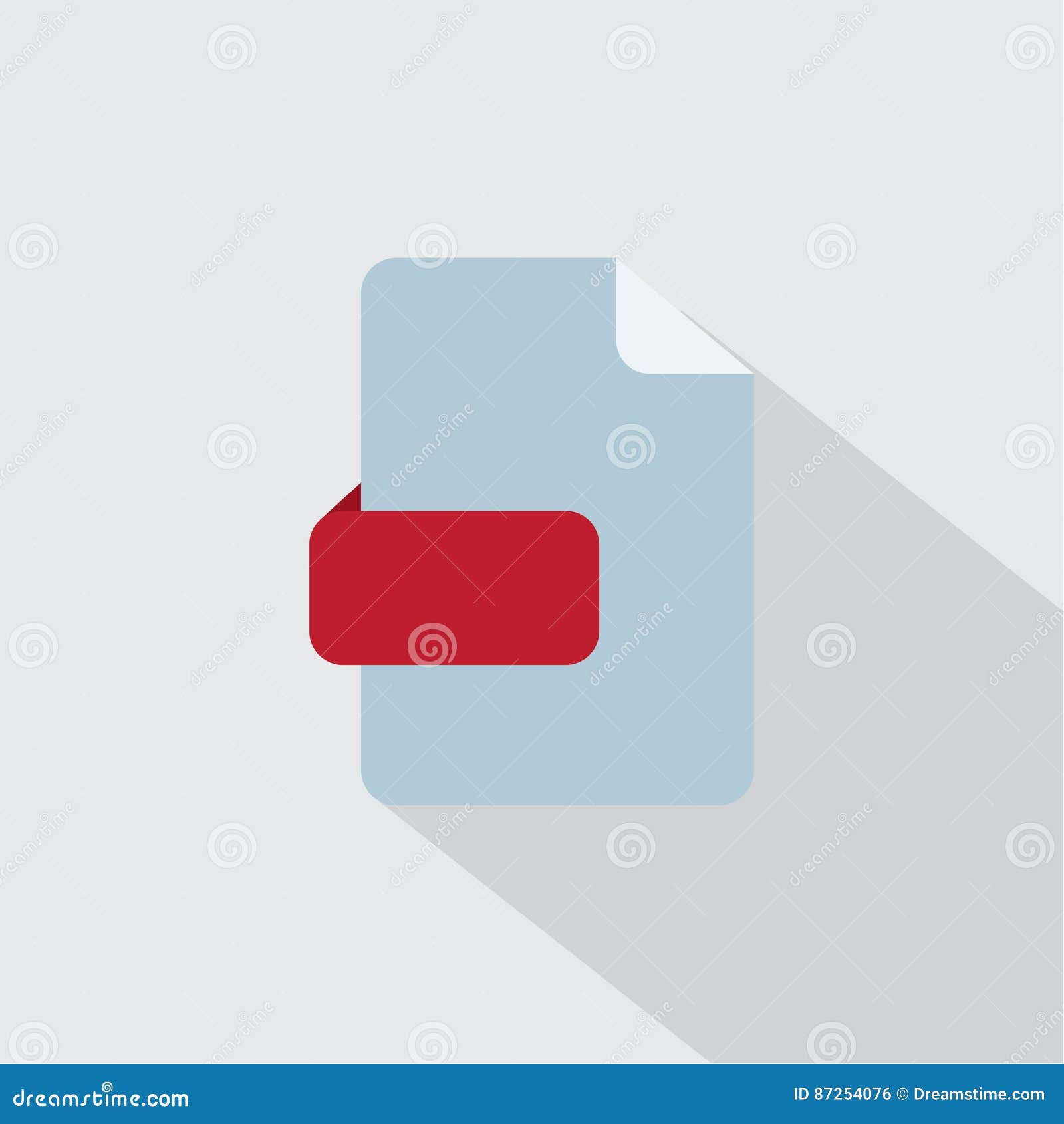Icon file with shadow stock vector. Illustration of site - 87254076