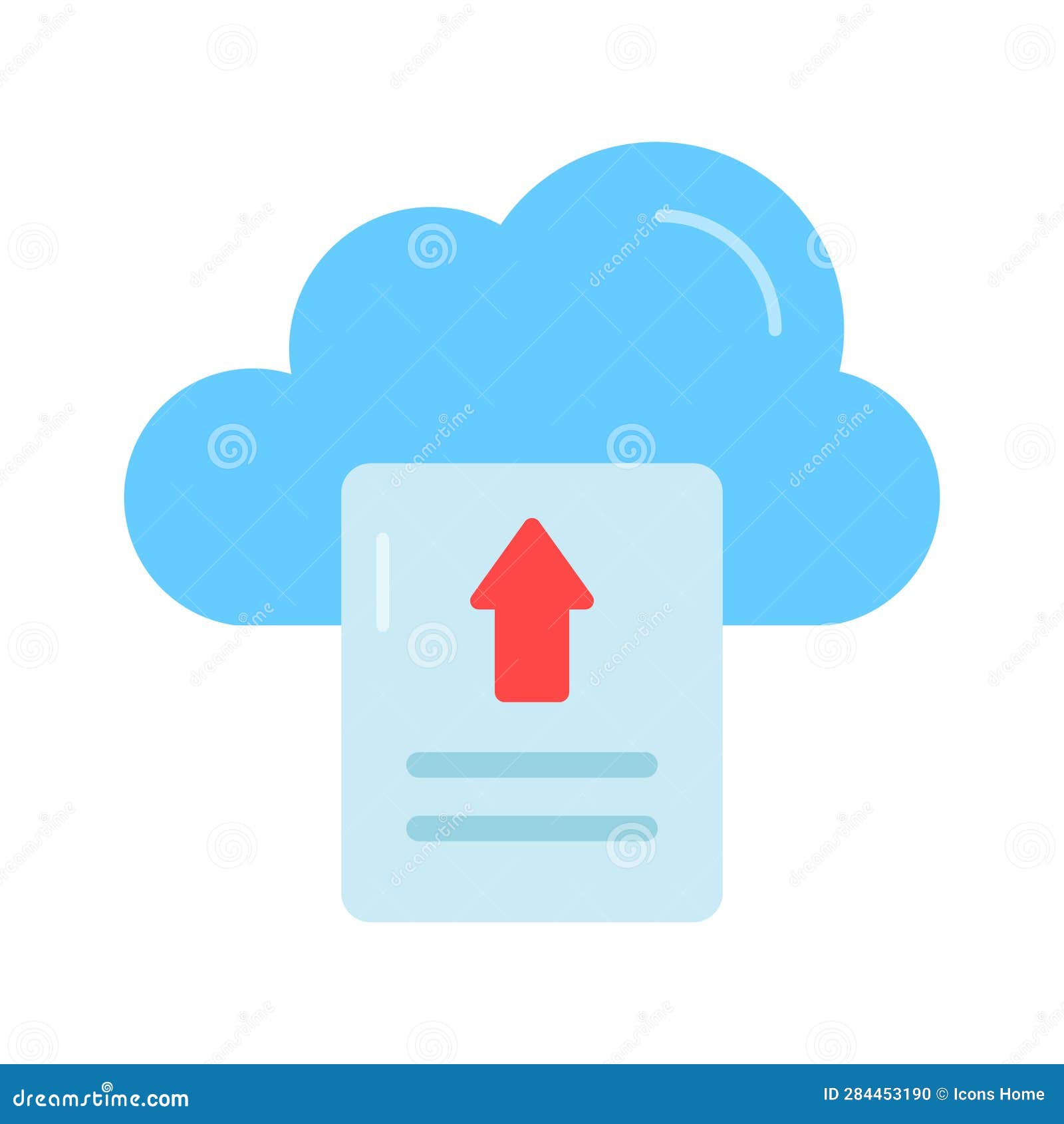 An Icon of File Uploading in Modern Style, Editable Vector Isolated on ...
