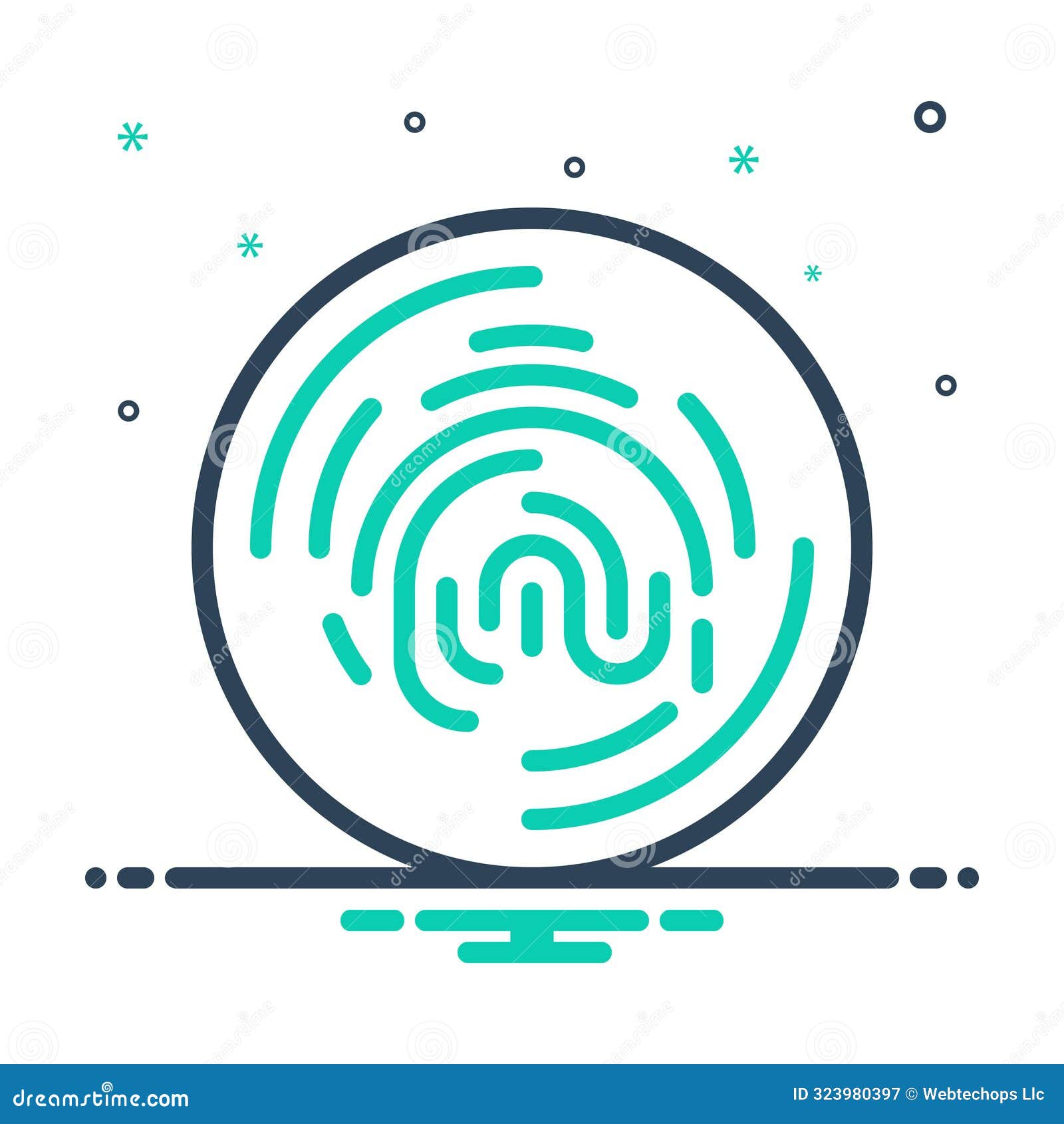 Fingerprint Or Dactylogram. The Evidence In The Detective Investigation ...
