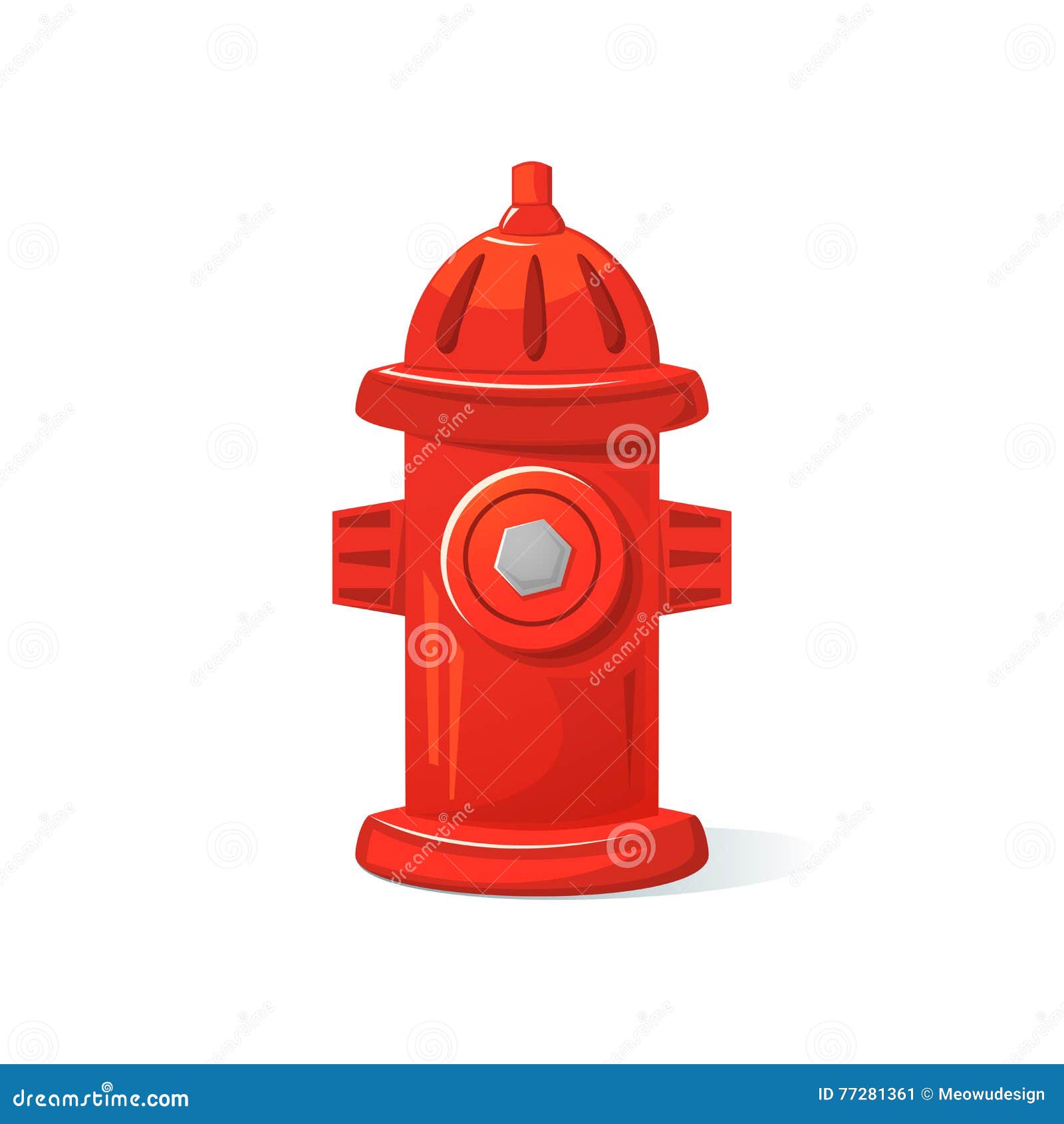 Icon Fire Hydrant, Vector Illustration Stock Vector - Illustration of ...