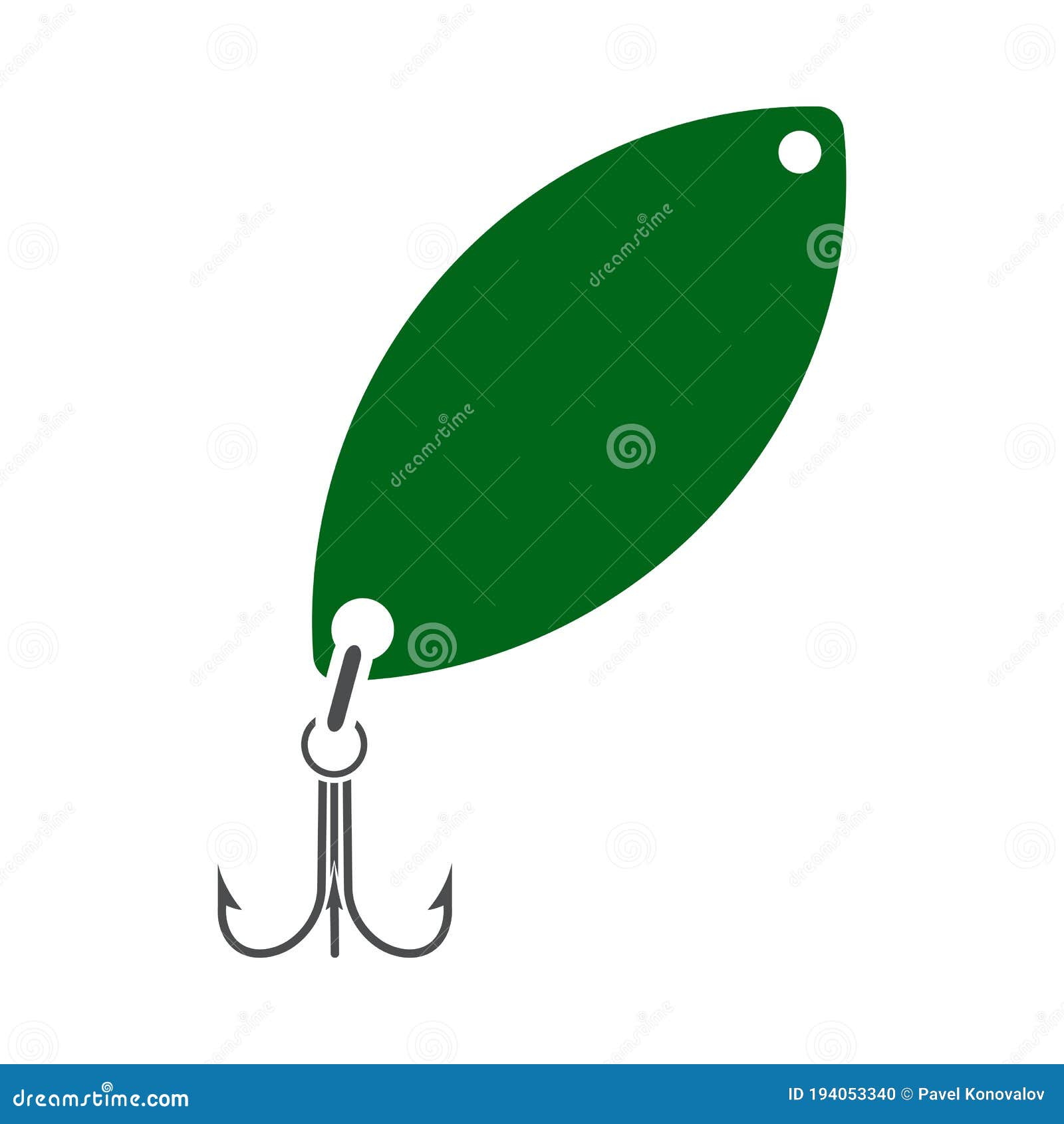 Fishing Spoon Icon Vector Illustration | CartoonDealer.com #201810030
