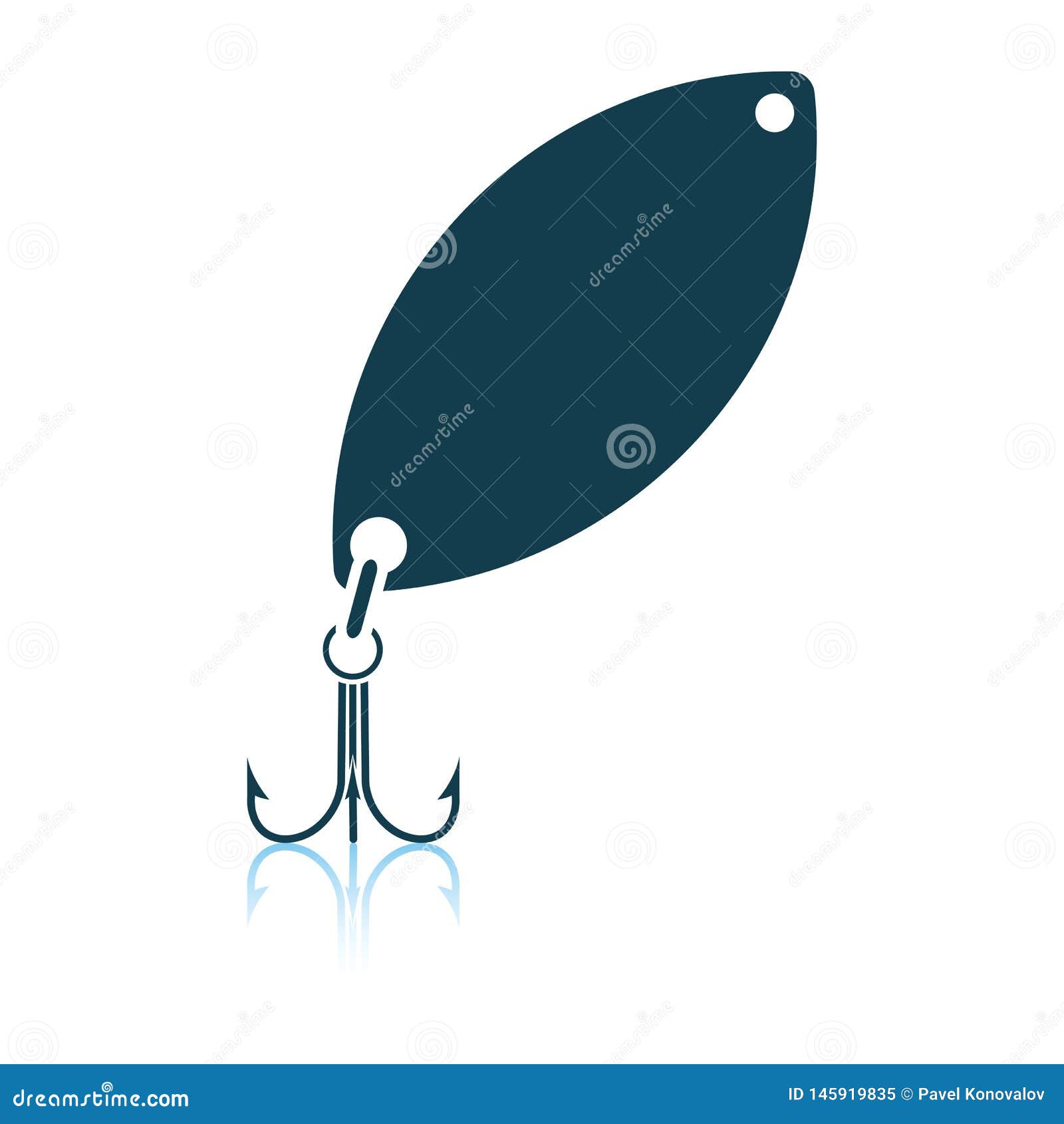 Fishing Spoon Icon Vector Illustration | CartoonDealer.com #201810030
