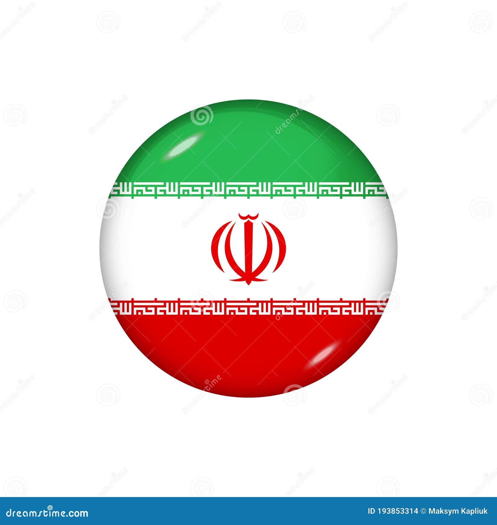 Flag Of Isfahan, Iran Royalty-Free Stock Photography | CartoonDealer ...