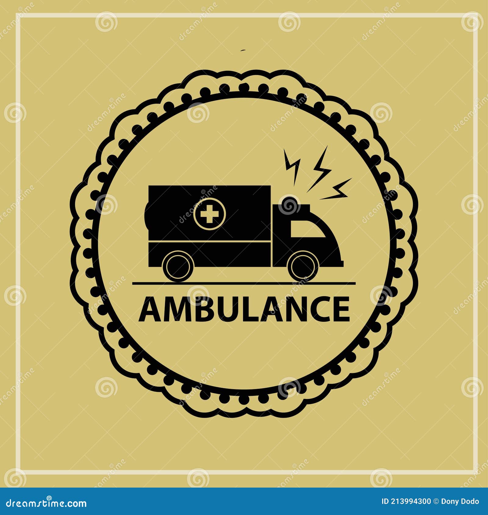 Flat Ambulance Logo And Visiting Card Template. Busienss Concept Logo ...