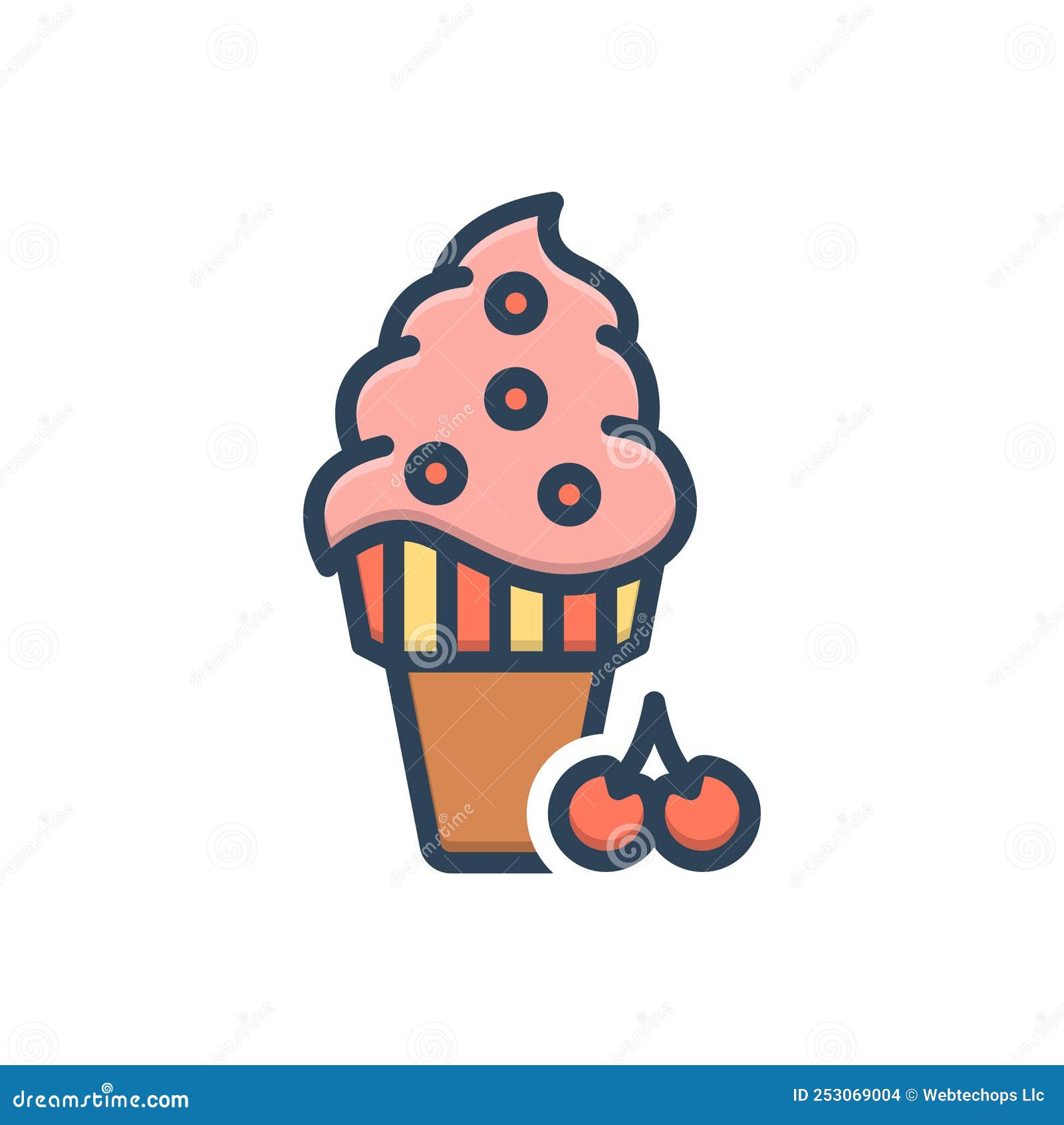 Color Illustration Icon for Flavor, Tast and Savor Stock Vector ...