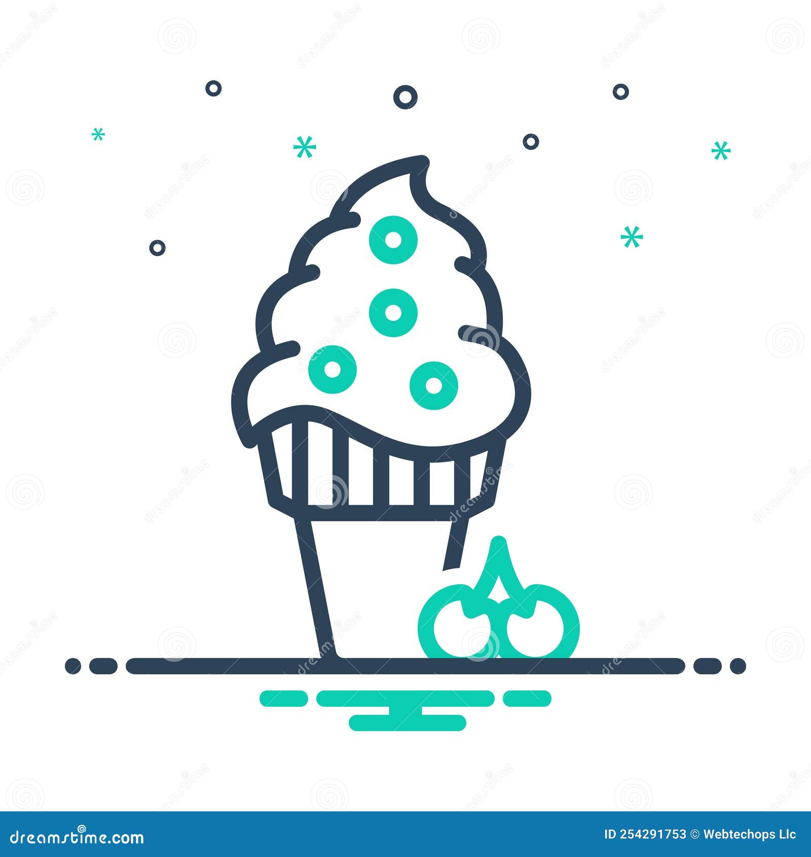 Mix Icon for Flavor, Tast and Savor Stock Vector - Illustration of cool ...