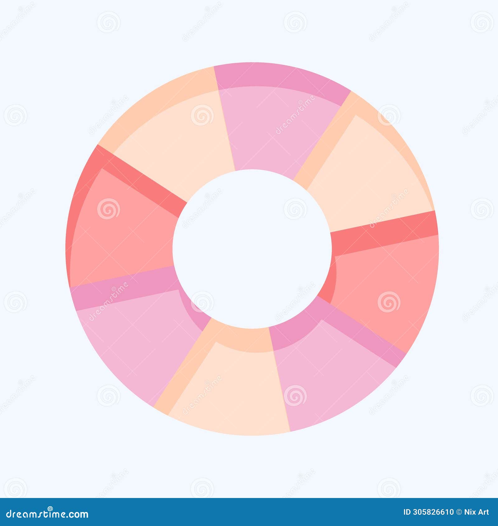 Icon Float. Related To Ring Symbol. Flat Style. Simple Design Editable ...