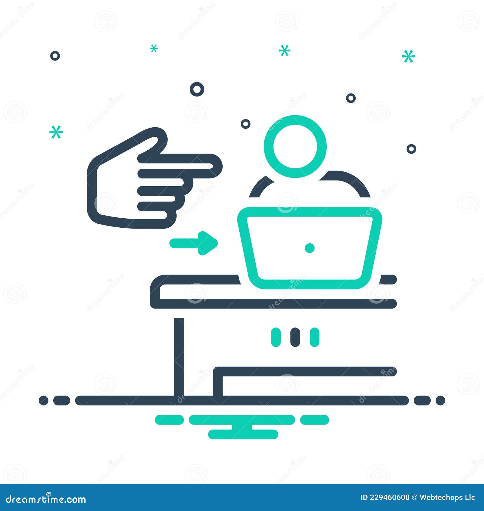 Mix Icon for Force, Strength and Power Stock Vector - Illustration of ...