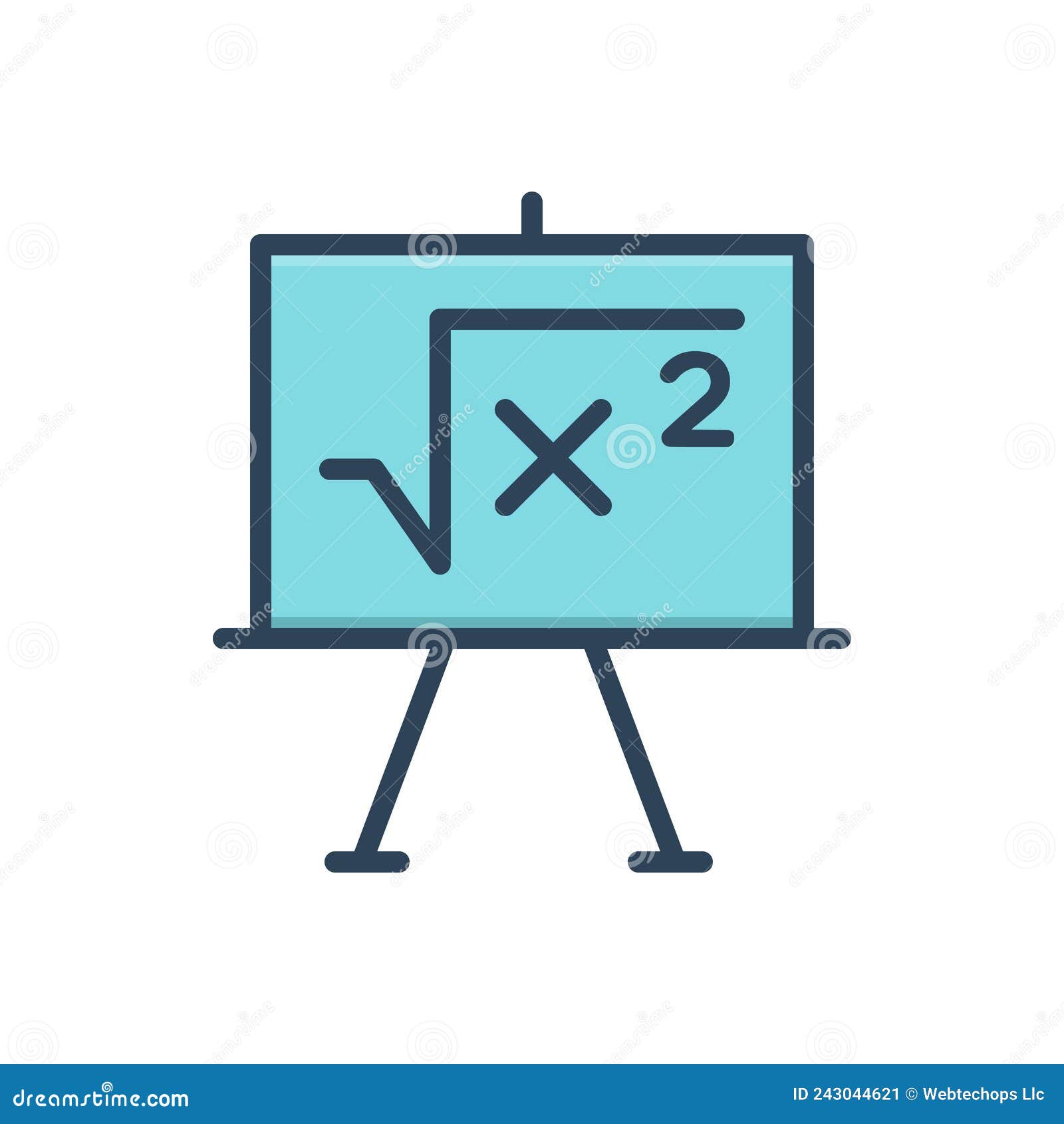 Color Illustration Icon for Formula, Algebra and Calculate Stock ...