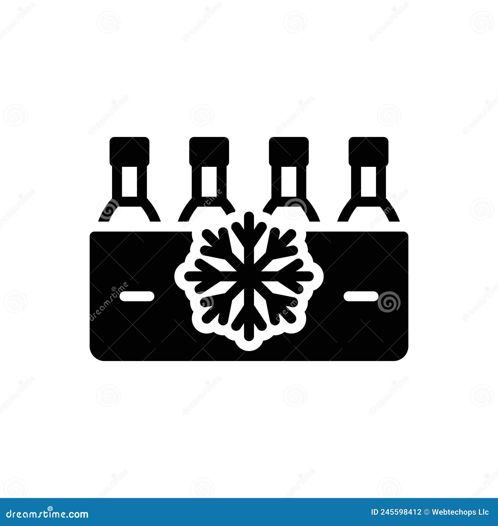 Do Not Freeze, Refrigerate Sign. Black Snowflake Symbol In Red Crossed ...