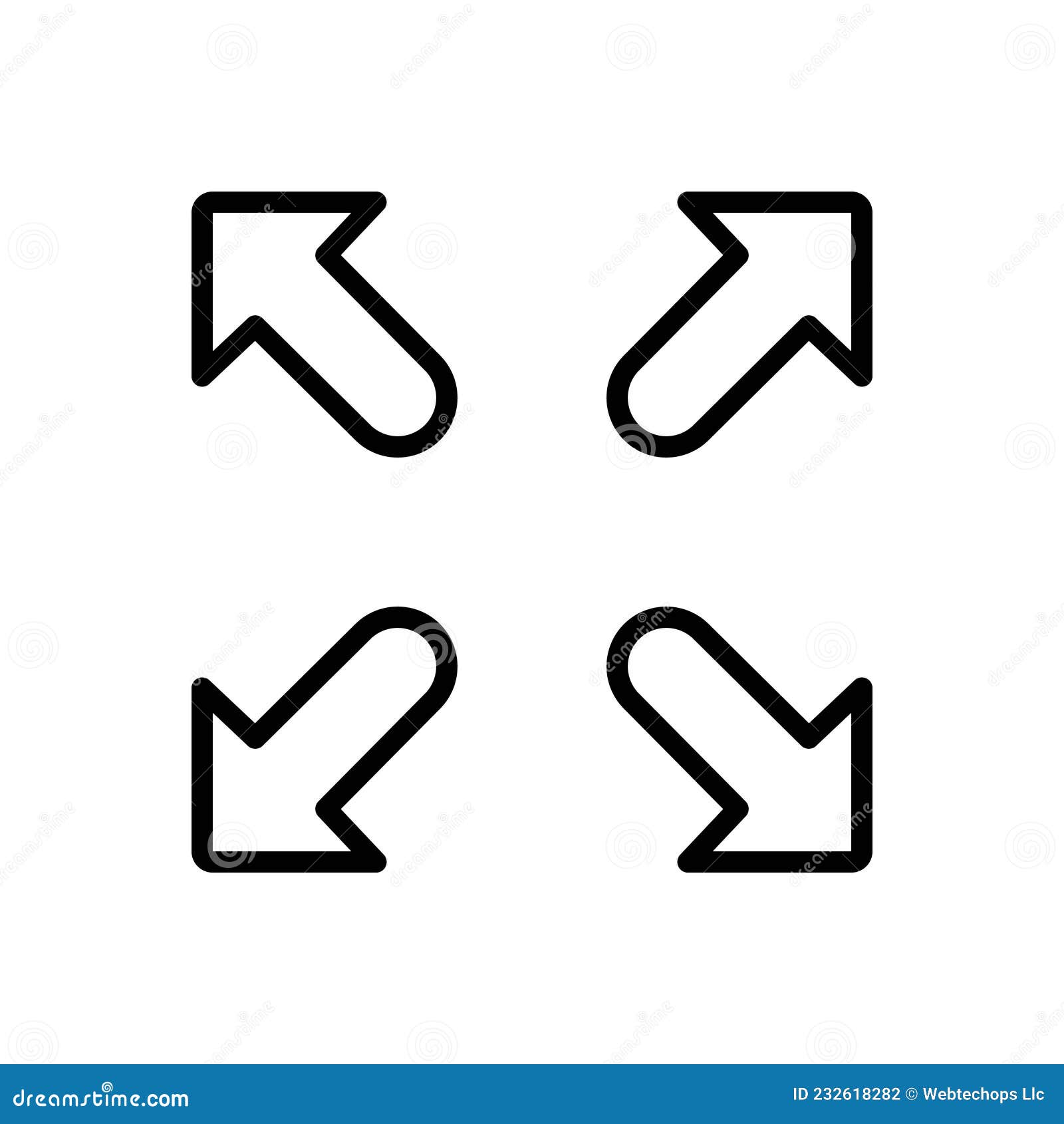 Black Line Icon for Full, Whole and Entire Stock Vector - Illustration ...