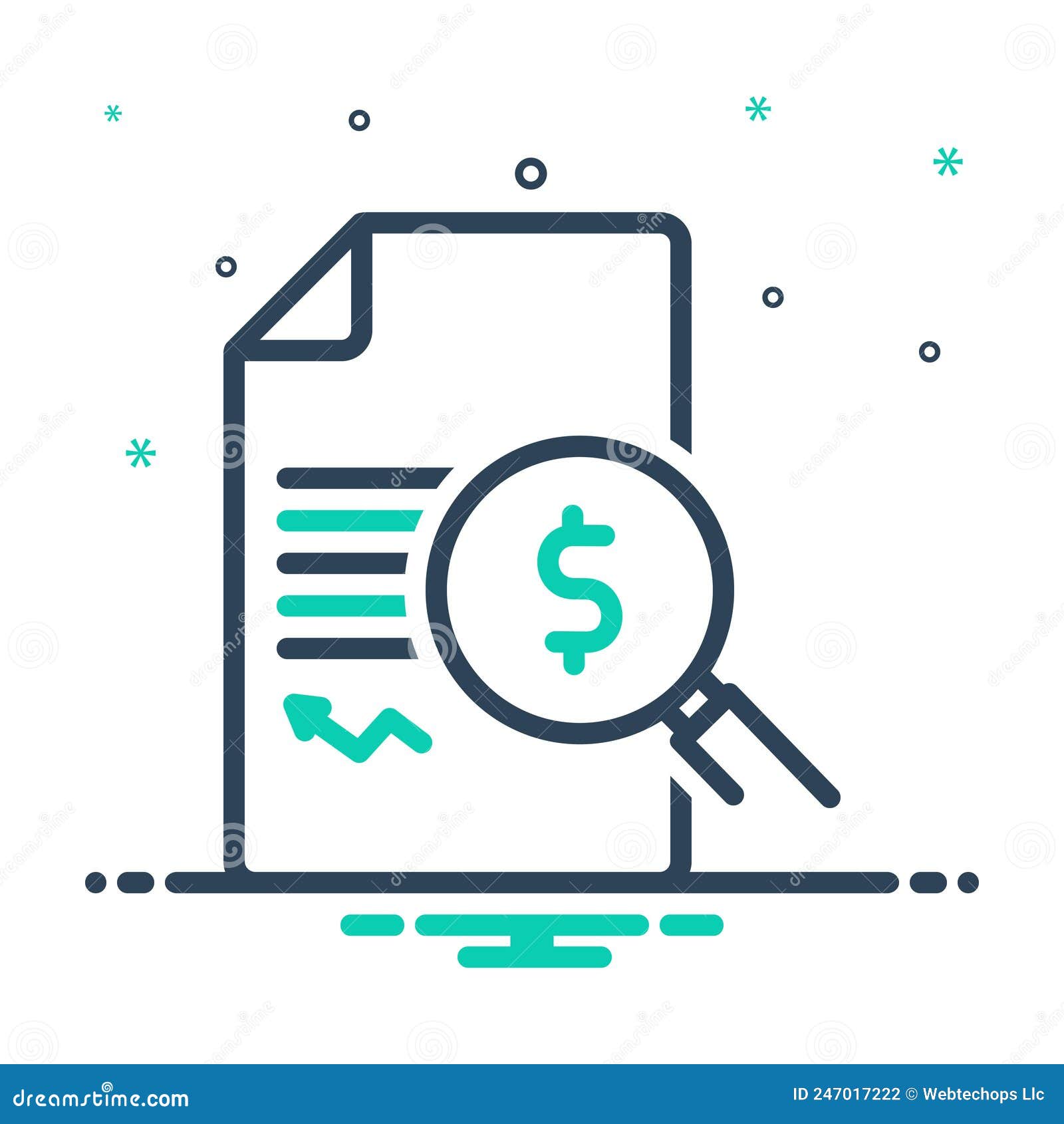 Mix Icon for Fundamental, Basic and Document Stock Vector ...