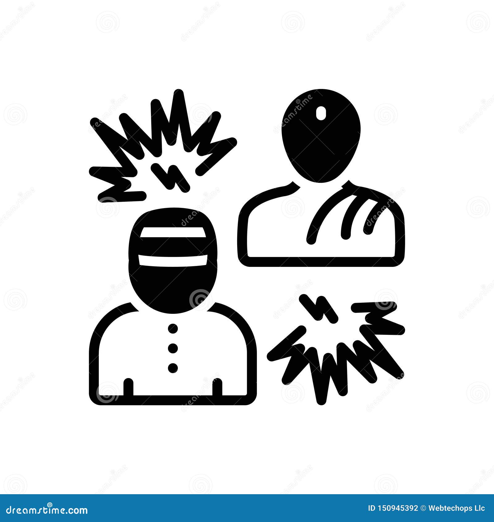 Black Solid Icon for Fundamentalists, Religious and Proselytizing Stock ...