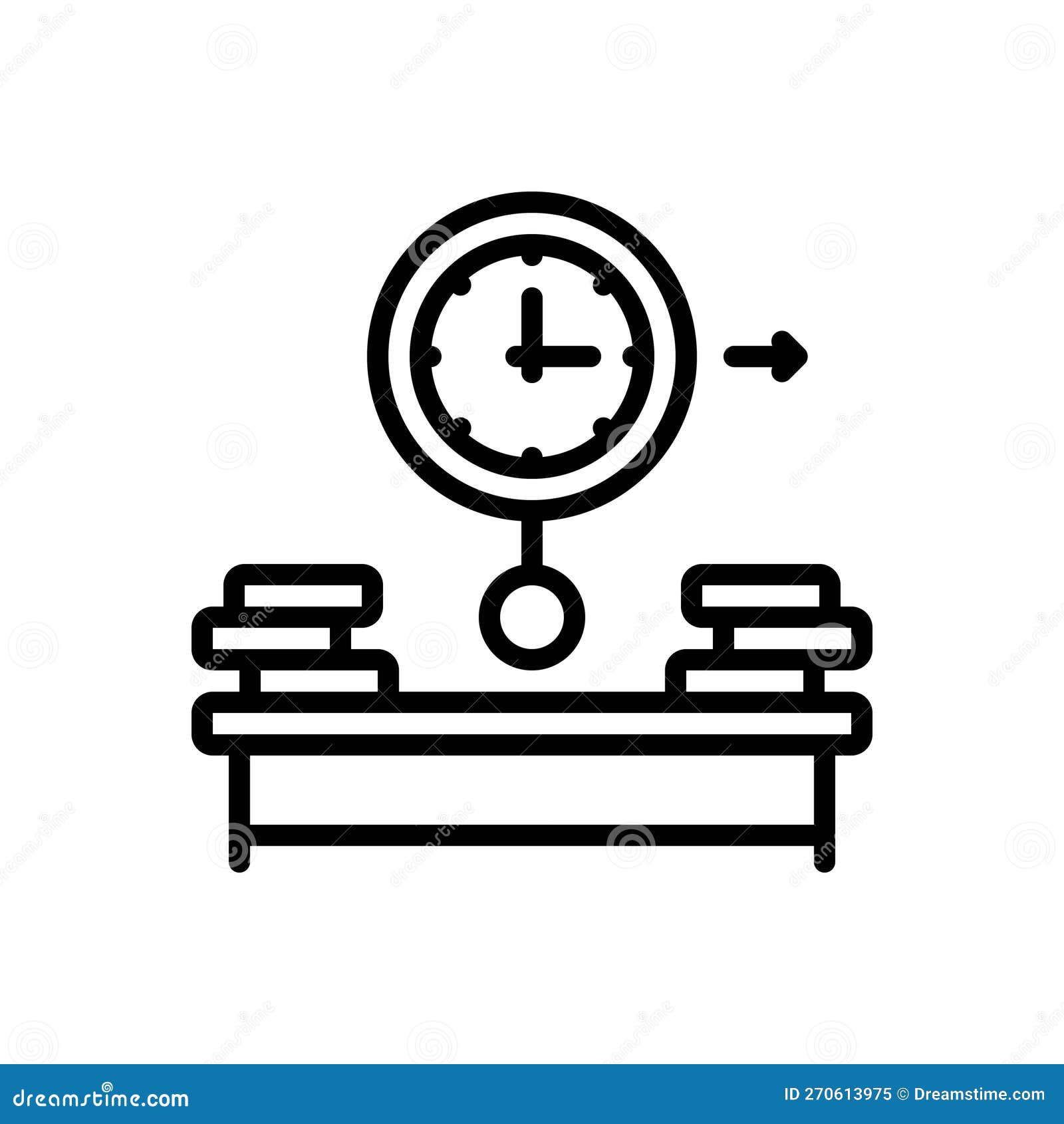 Black Line Icon for Furthermore, Time and Book Stock Vector ...