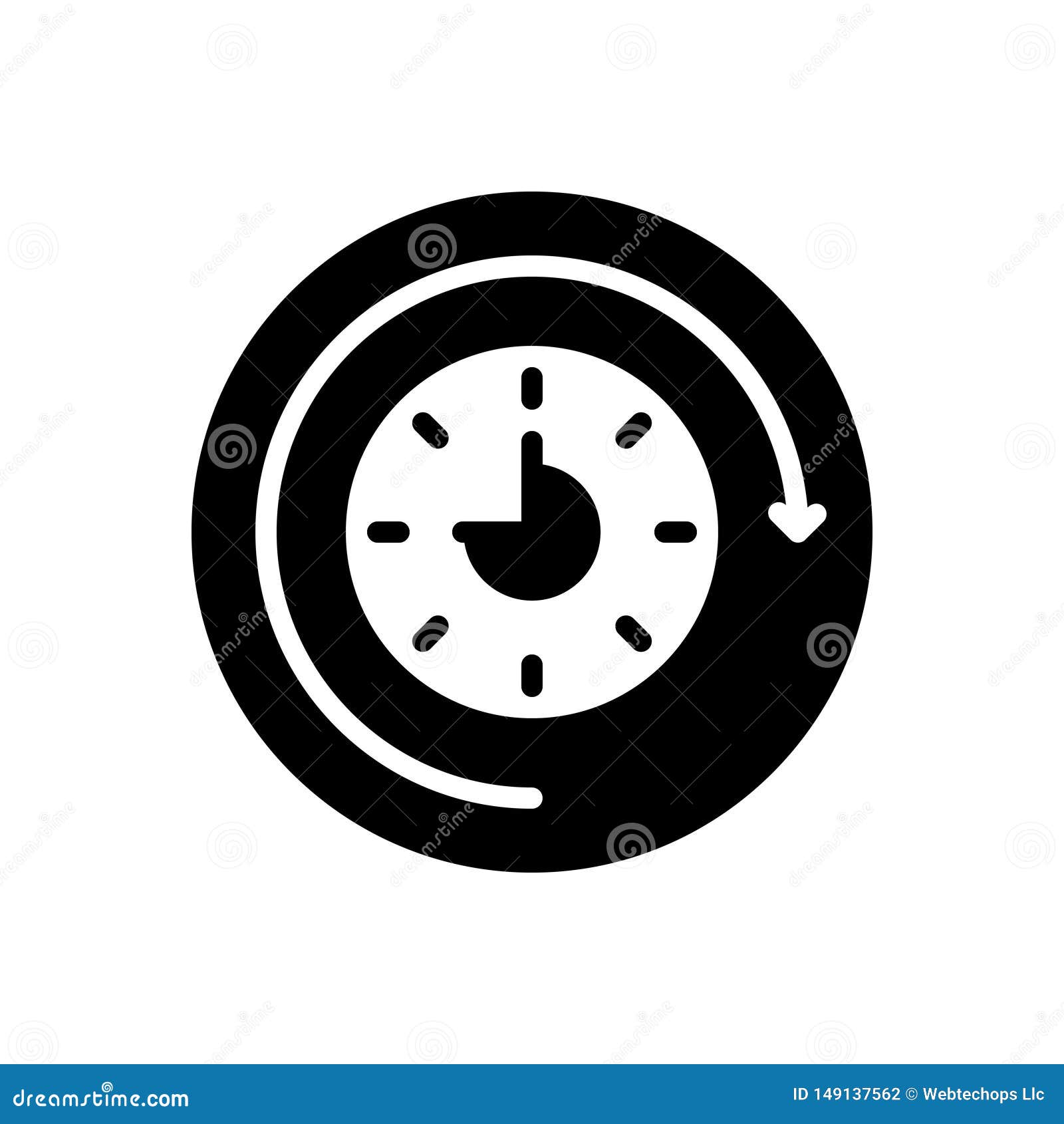 Black Solid Icon for Future, Forthcoming and Next Stock Vector ...