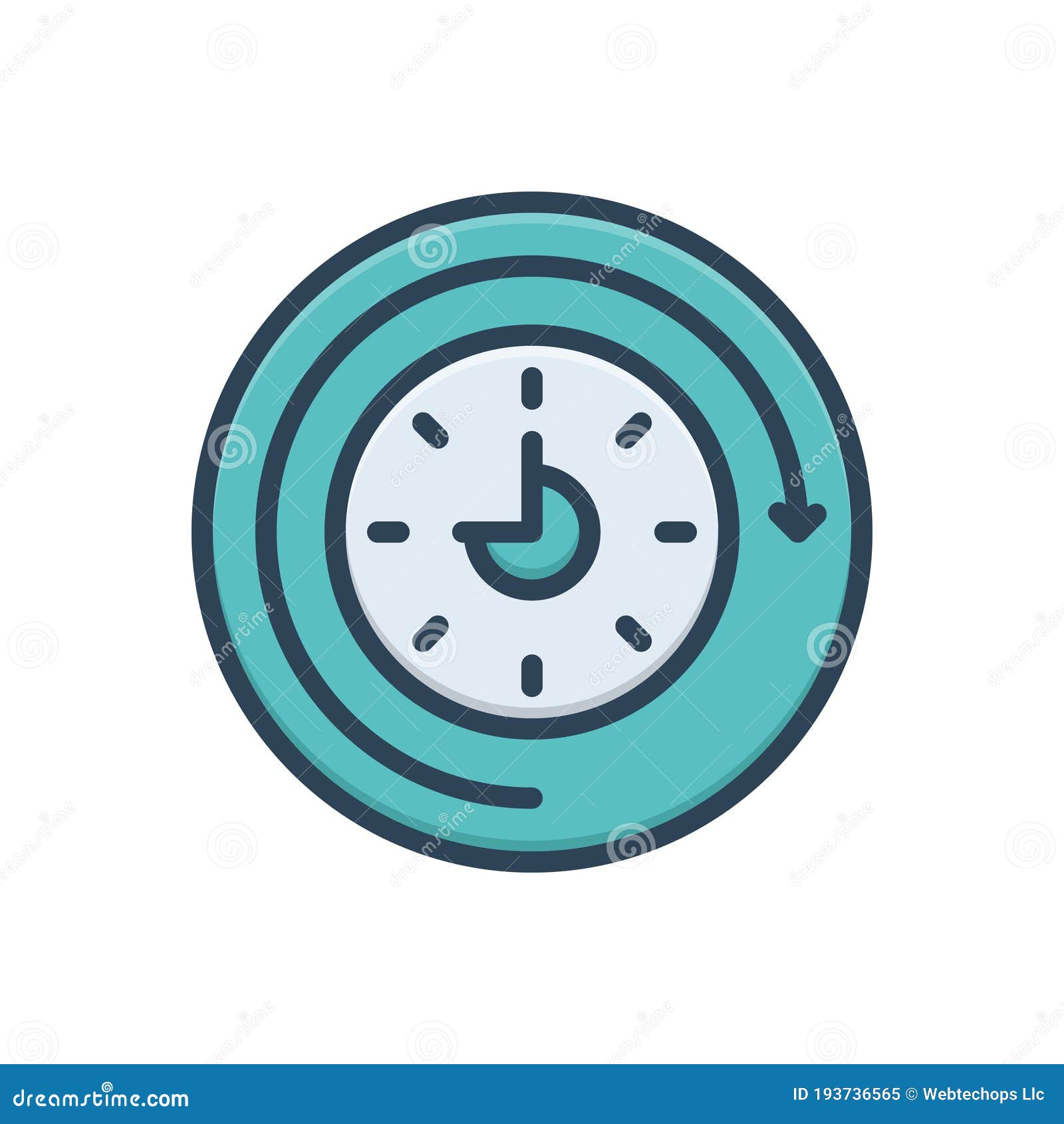 Color Illustration Icon for Future, Forthcoming and Next Stock ...