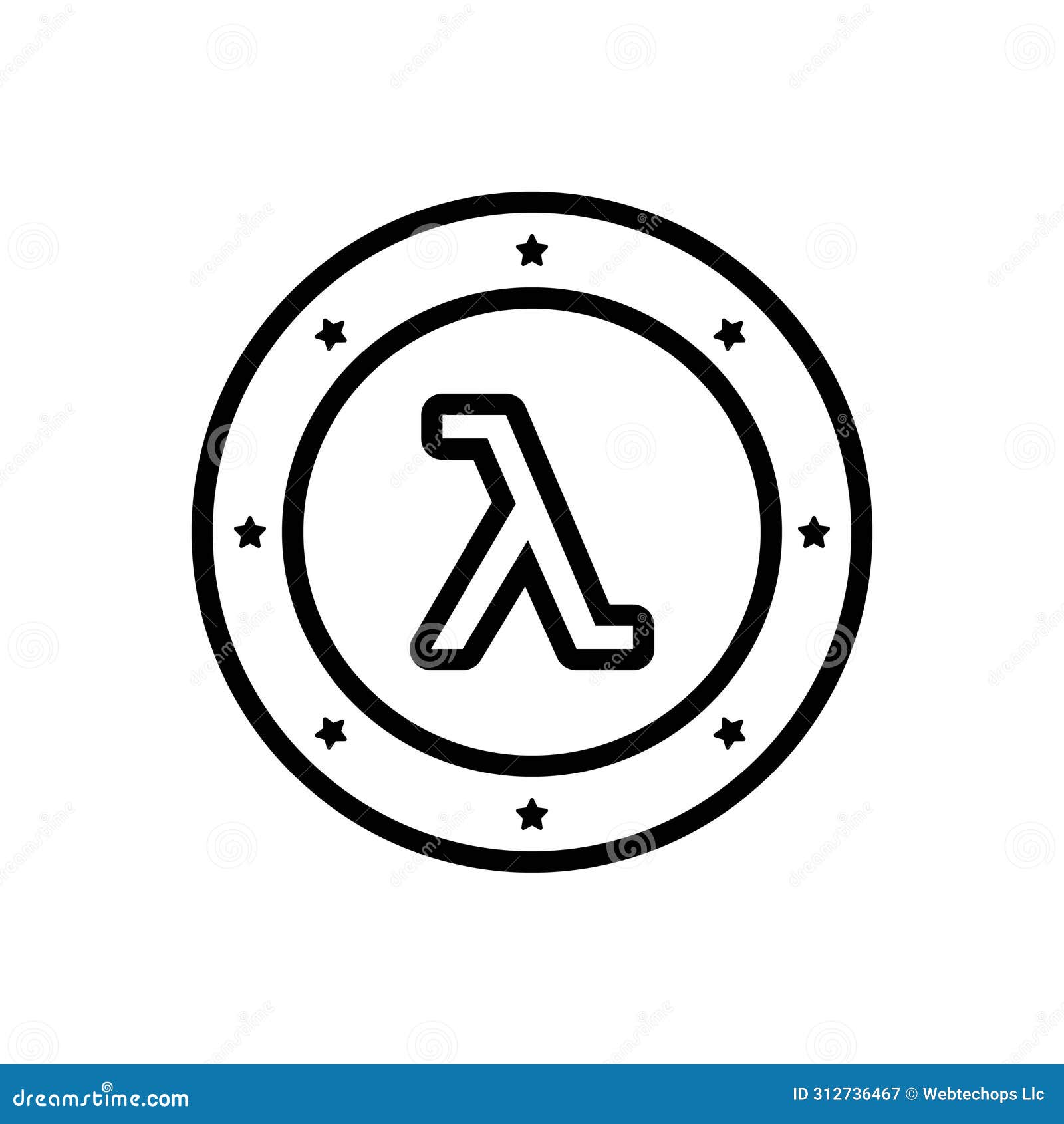 Gamma Sign. Gamma Letter, Greek Alphabet Symbol Royalty-Free Stock ...