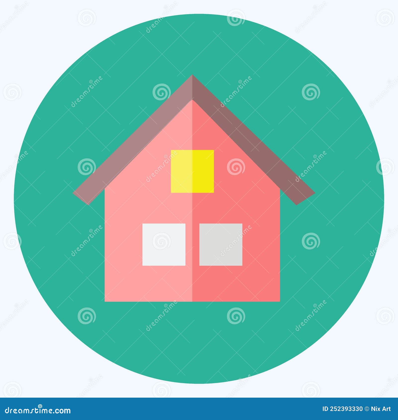 Icon Garden House. Suitable for Garden Symbol. Flat Style. Simple ...
