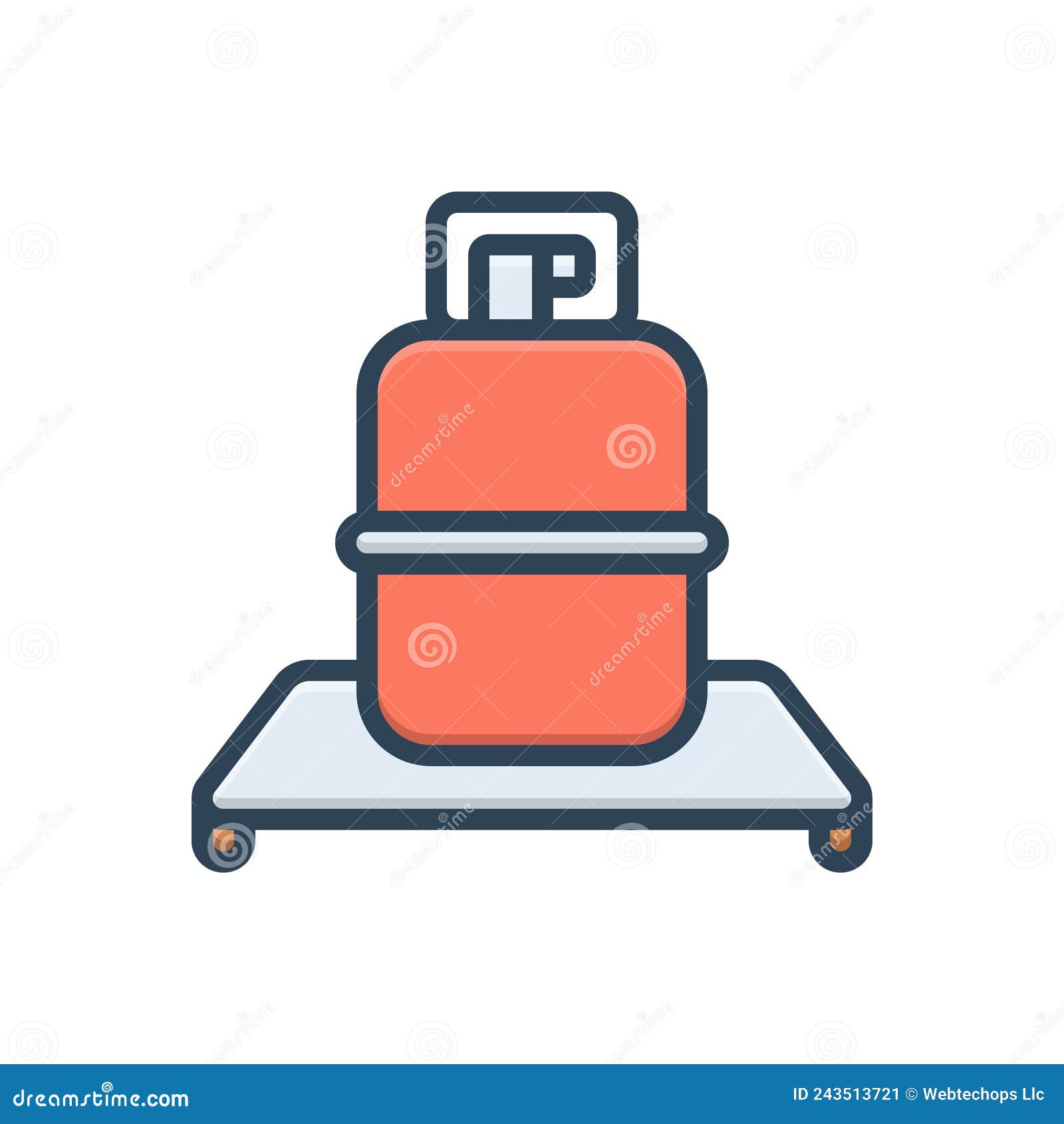 Color Illustration Icon for Gas, Fuel and Liquid Stock Illustration ...