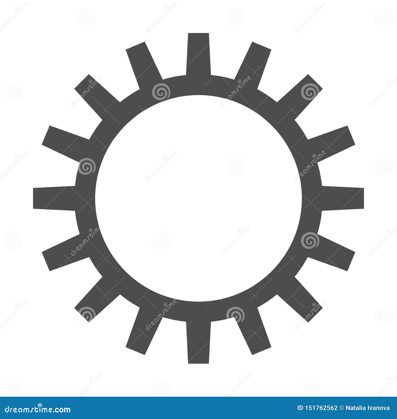 Icon Gear Line Art Style Vector Using for Your Presentation, Website ...