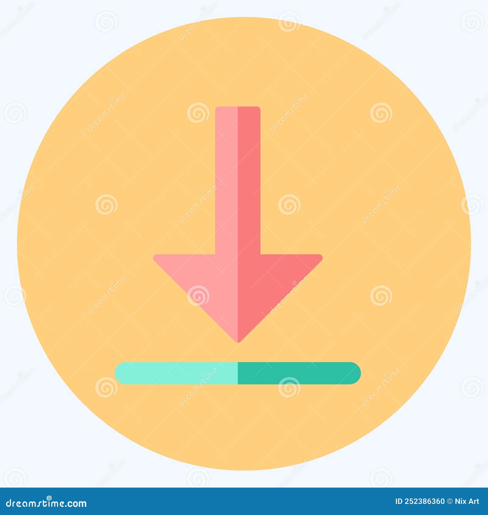 Icon Get App. Suitable for Infographics Symbol. Flat Style. Simple ...