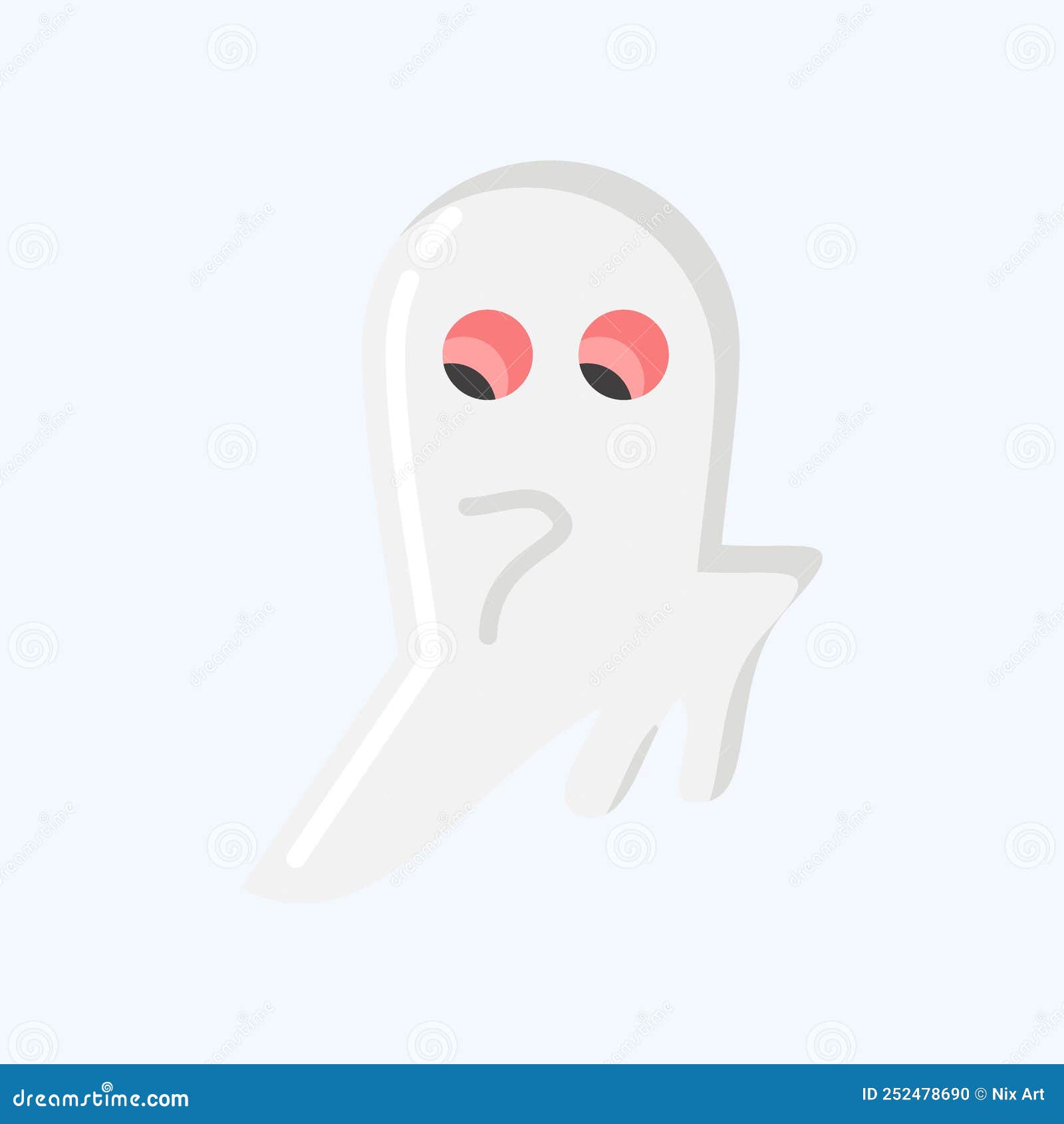 Icon Ghost. Suitable for Halloween Symbol. Flat Style. Simple Design ...