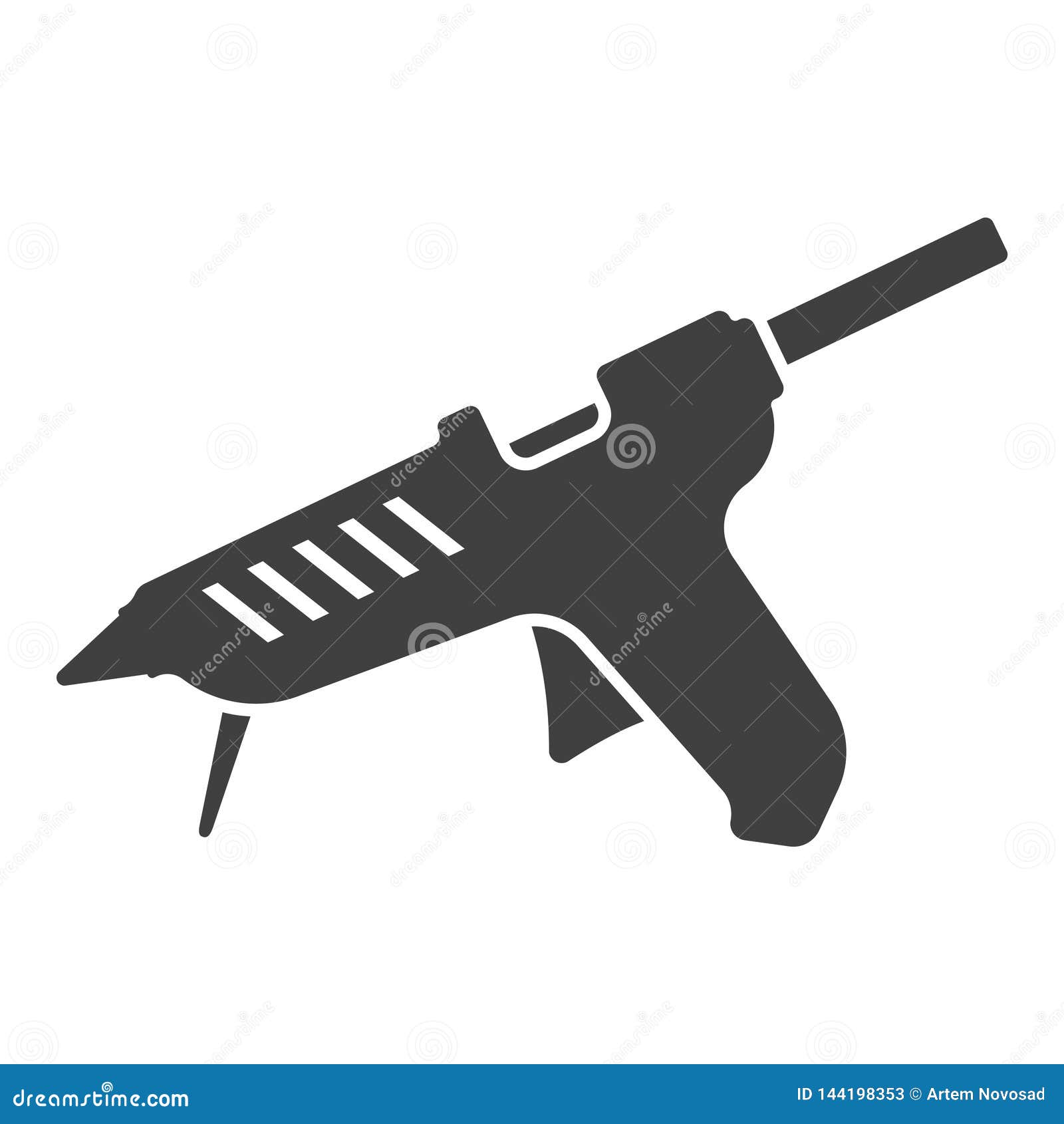 Mix Icon For Glue, Mastic And Adhesive Cartoon Vector | CartoonDealer ...