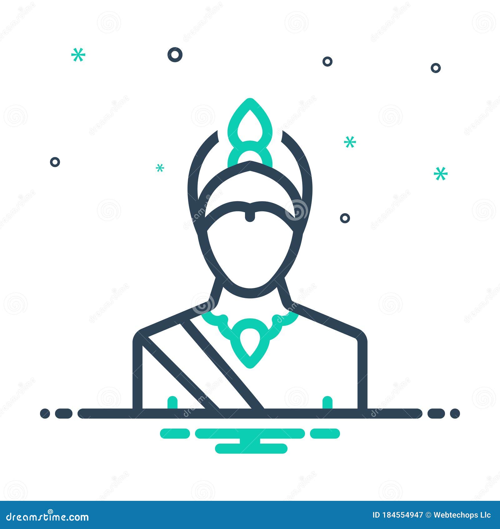 Mix Icon for God, the Lord and Sovereign Stock Vector - Illustration of ...