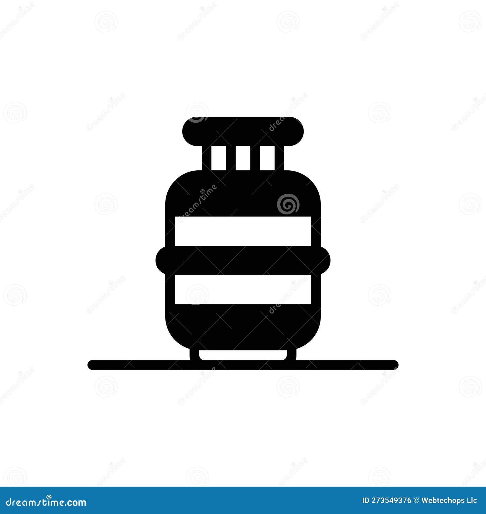 Black Solid Icon for Gpl, Gas Tank and Fuel Stock Vector - Illustration ...