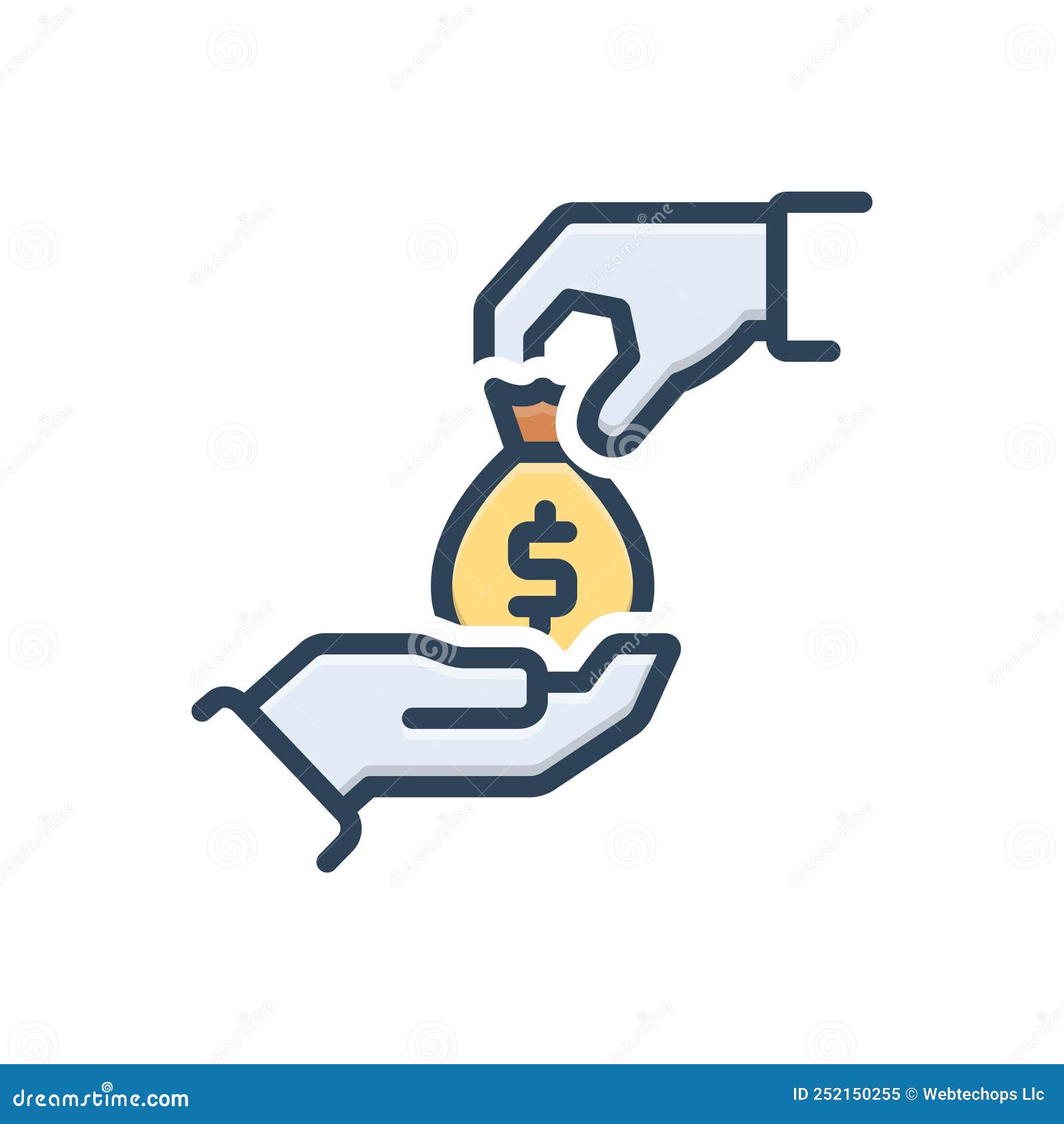 Color Illustration Icon for Granted, Accepted and Give Stock Vector ...