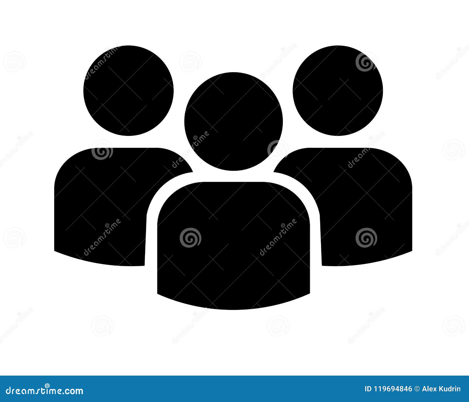 Group of three people stock illustration. Illustration of businessman ...