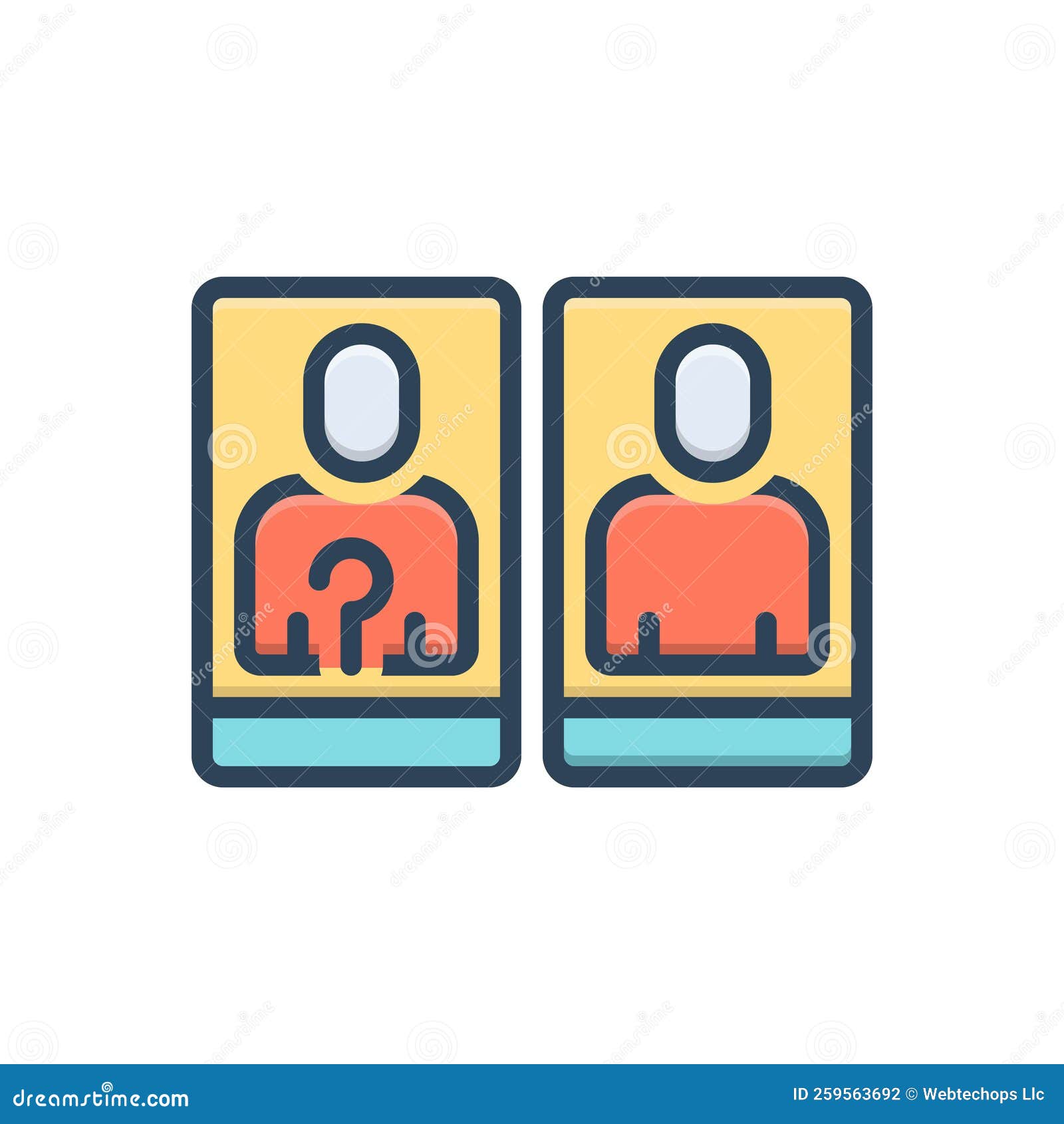 Color Illustration Icon for Guess, Conjecture and Presumption Stock ...