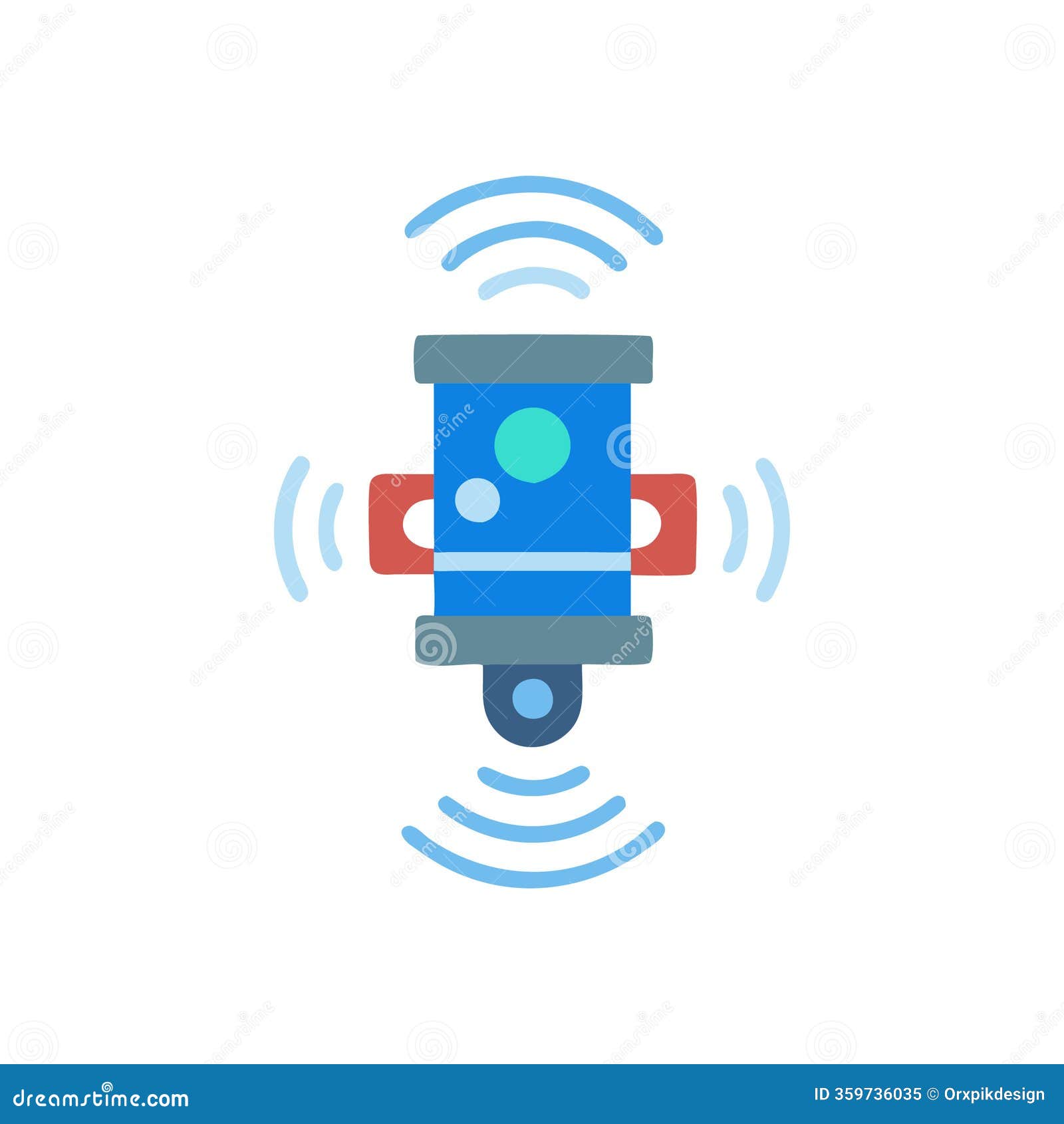 Icon of Gyroscope Sensor for Stability Stock Illustration ...