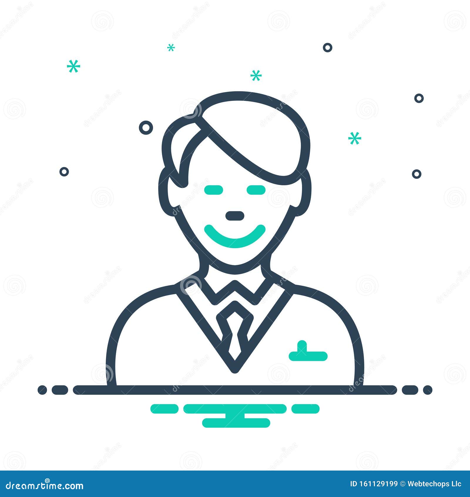 Mix Icon for Happy Client, Client and Customer Stock Vector ...