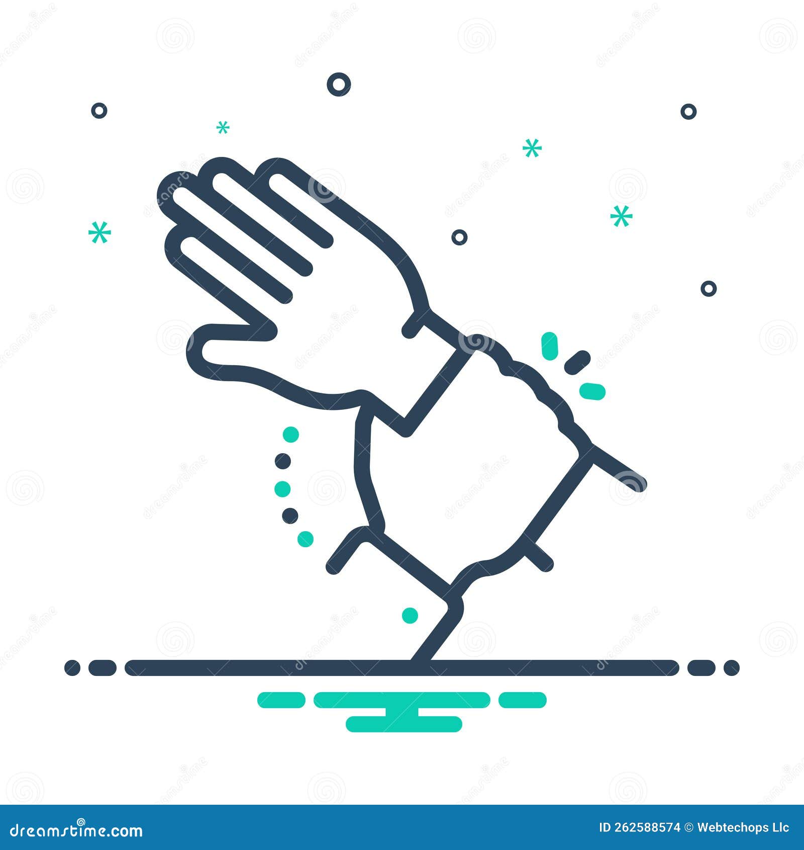 Mix Icon for Harassment, Oppression and Catch Stock Vector ...