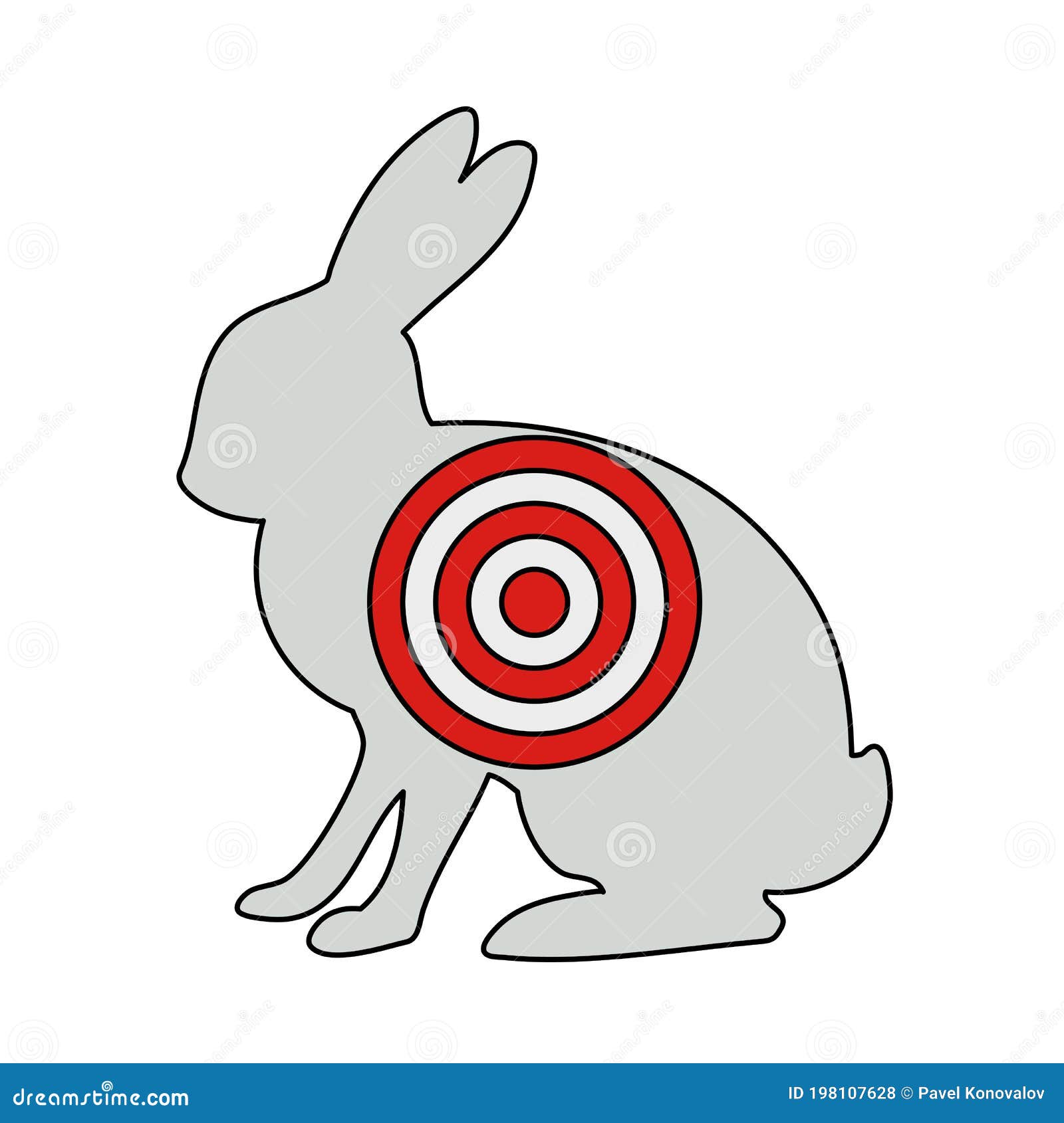 Rabbit Targets Silhouette