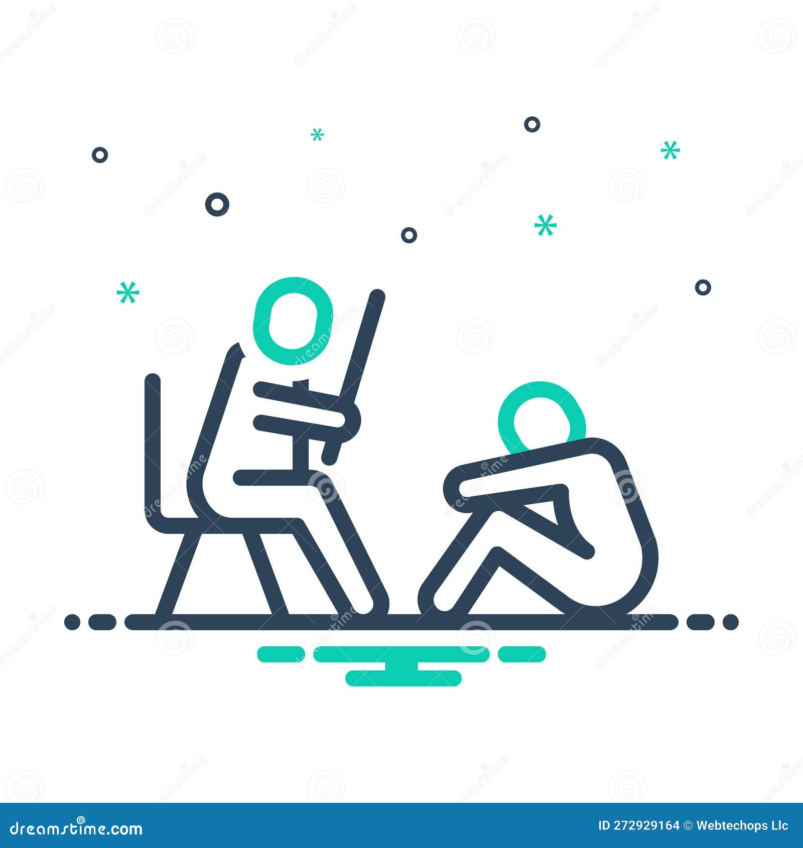 Mix Icon For Torture, Misery And Agony Stock Image | CartoonDealer.com ...